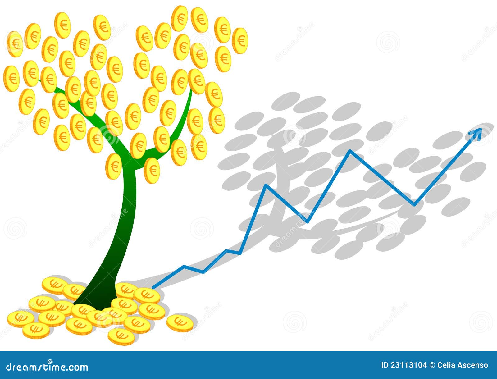 Tree Graph And Check Mark Cycle Illustration | CartoonDealer.com #50959810