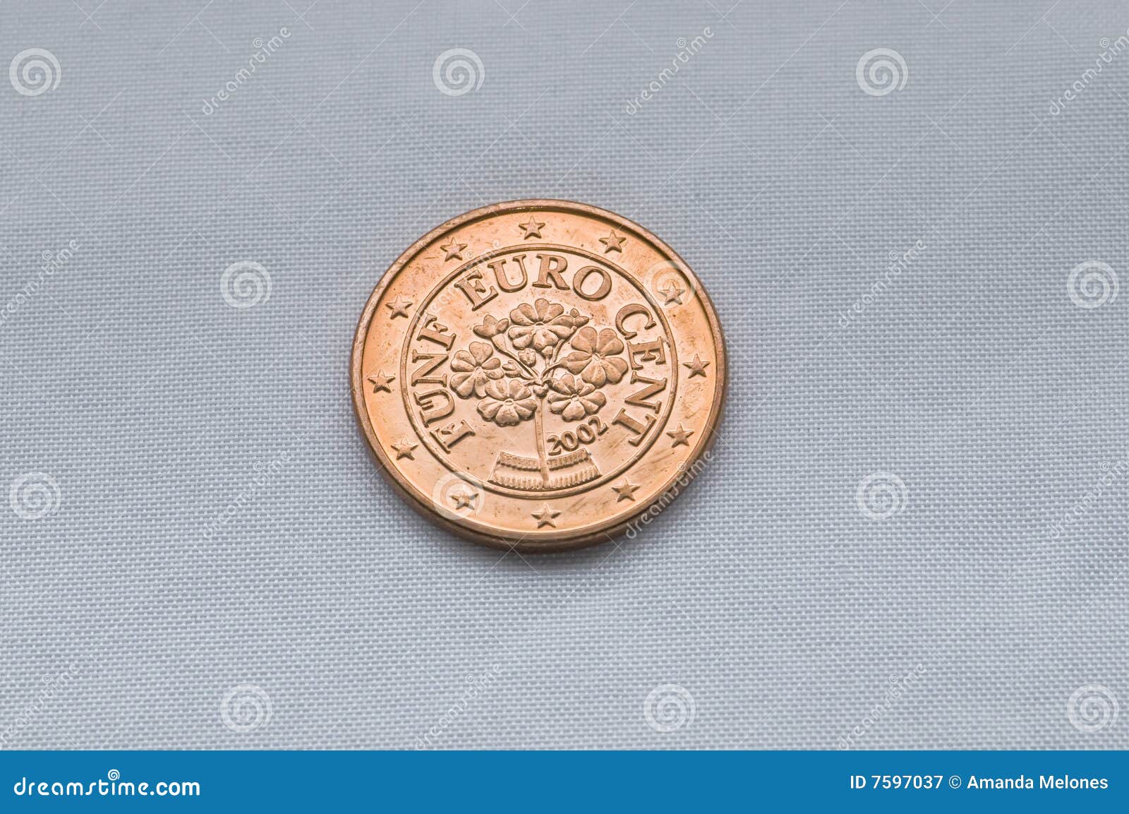 Euro coin2 stock image. Image of cent, finance, commerce - 7597037