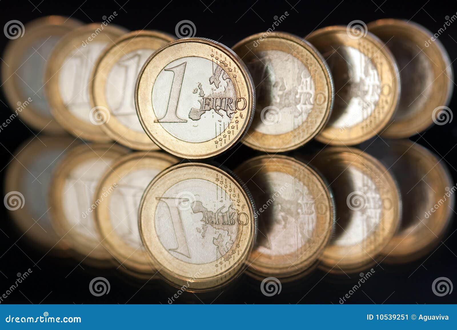 Euro coins stock image. Image of silver, loss, coin, finance - 10539251