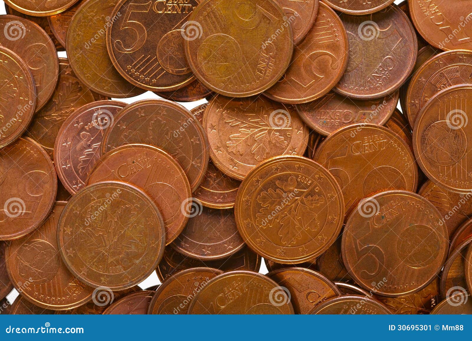 Euro coins stock image. Image of effect, business, union - 30695301