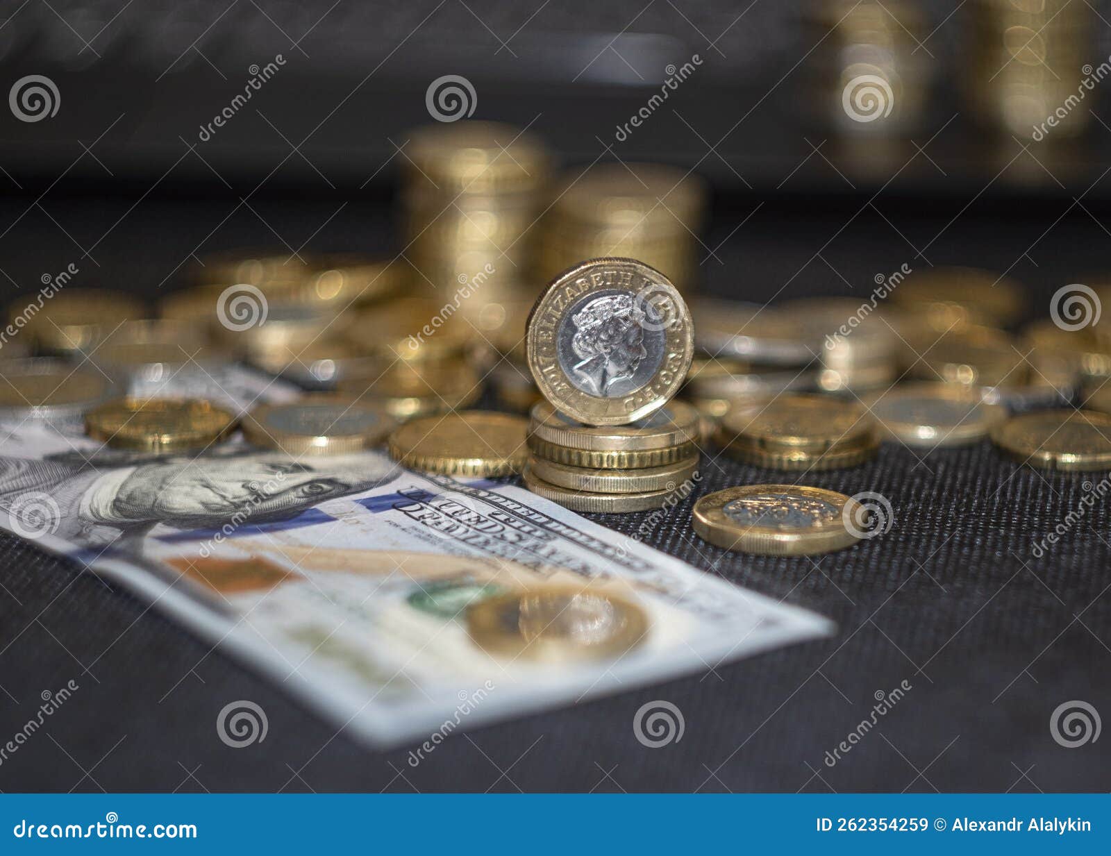 Euro Coins and Computer Keyboard Stock Image - Image of exchange ...