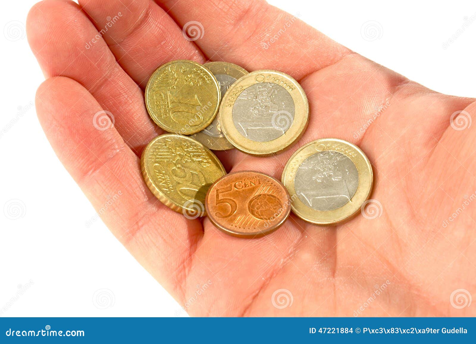 Euro Coins stock photo. Image of shiny, money, european - 47221884