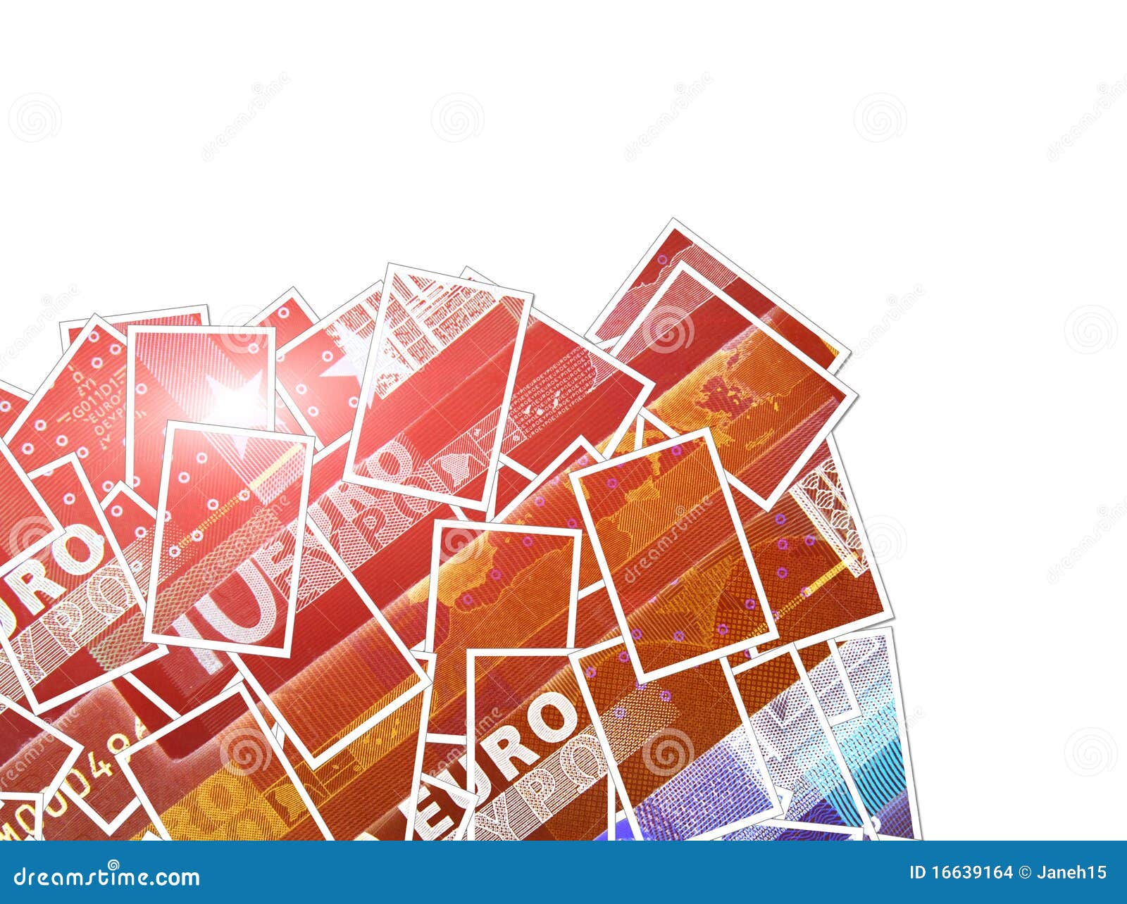 Euro collage stock illustration. Illustration of financial - 16639164