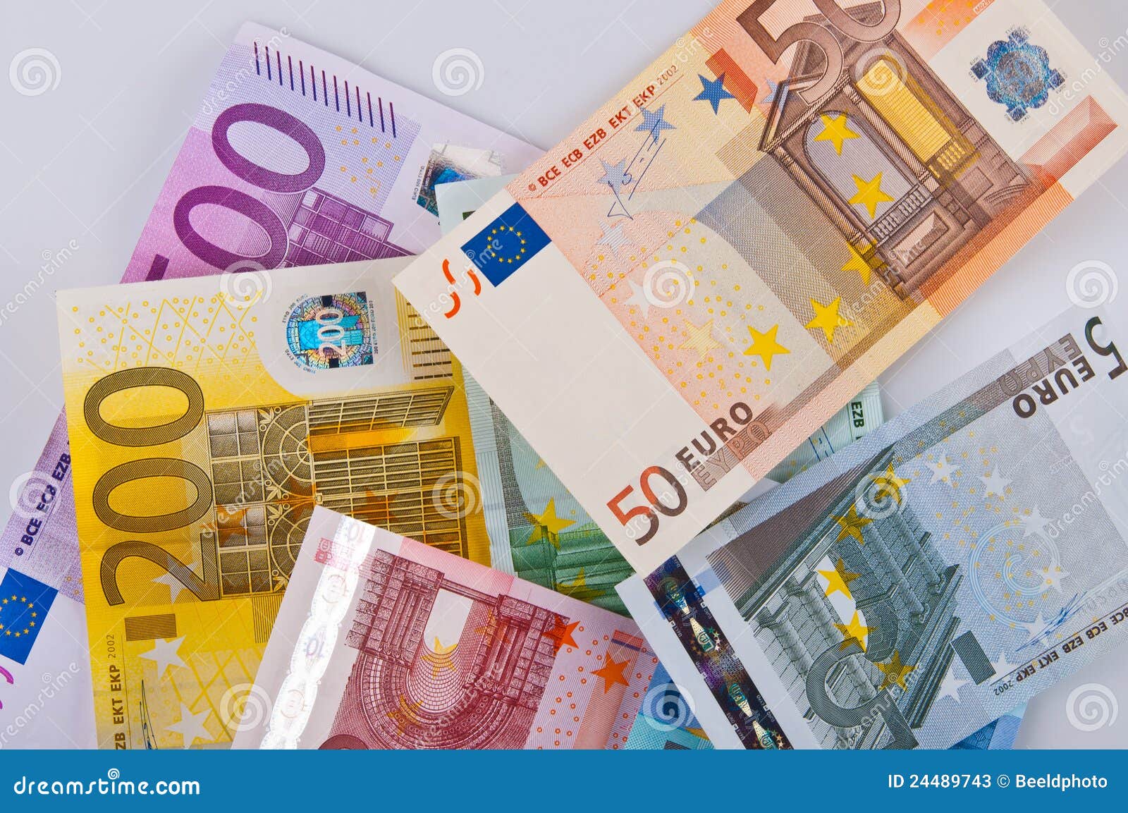 Euro collection stock image. Image of business, banking - 24489743