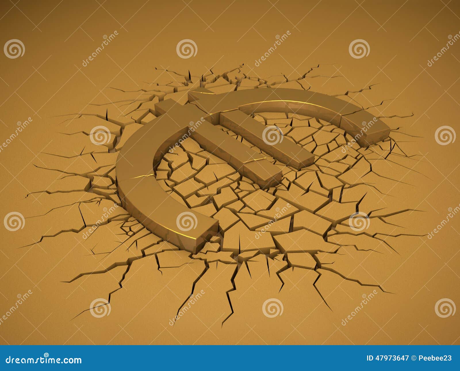 Euro Crash stock illustration. Illustration of ideas - 47973647