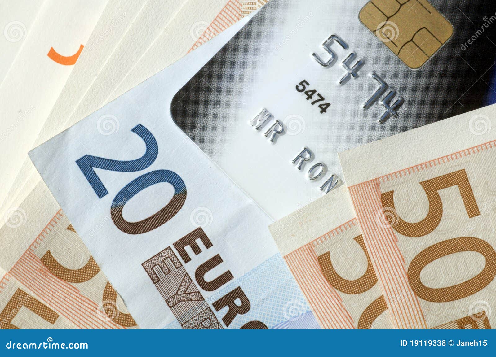 Euro credit stock photo. Image of card, chip, fifty, cash - 19119338