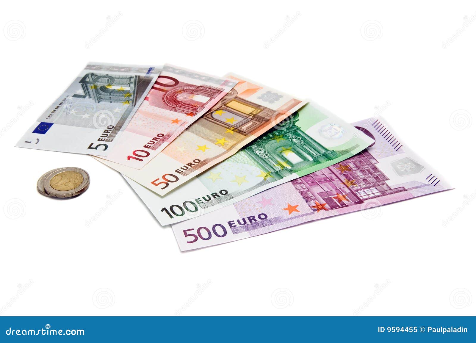Euro currency stock image. Image of euro, exchange, macro - 9594455