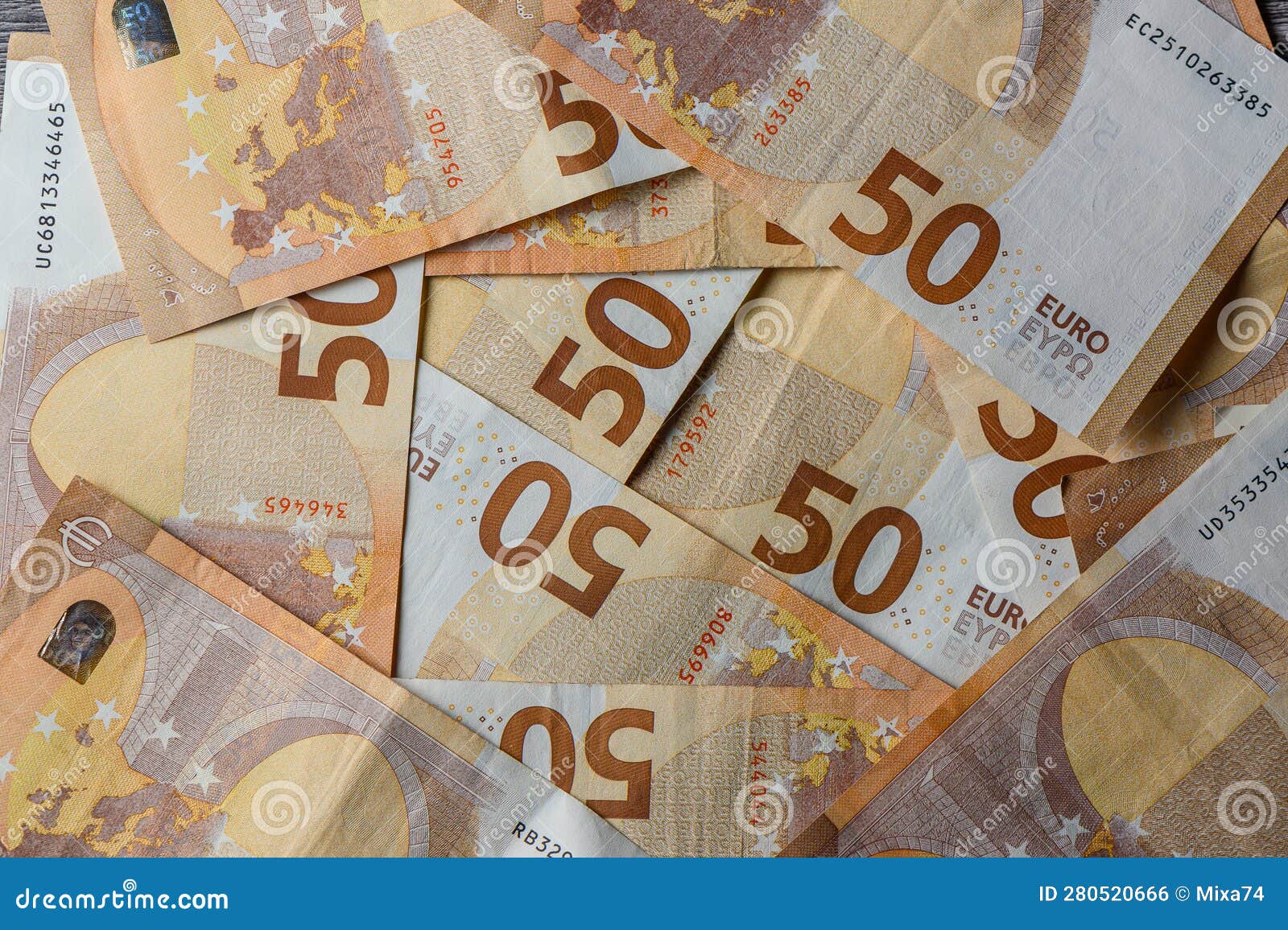 Euro Currency Banknotes As a Background 9, Paper Euro Denominations 10 ...