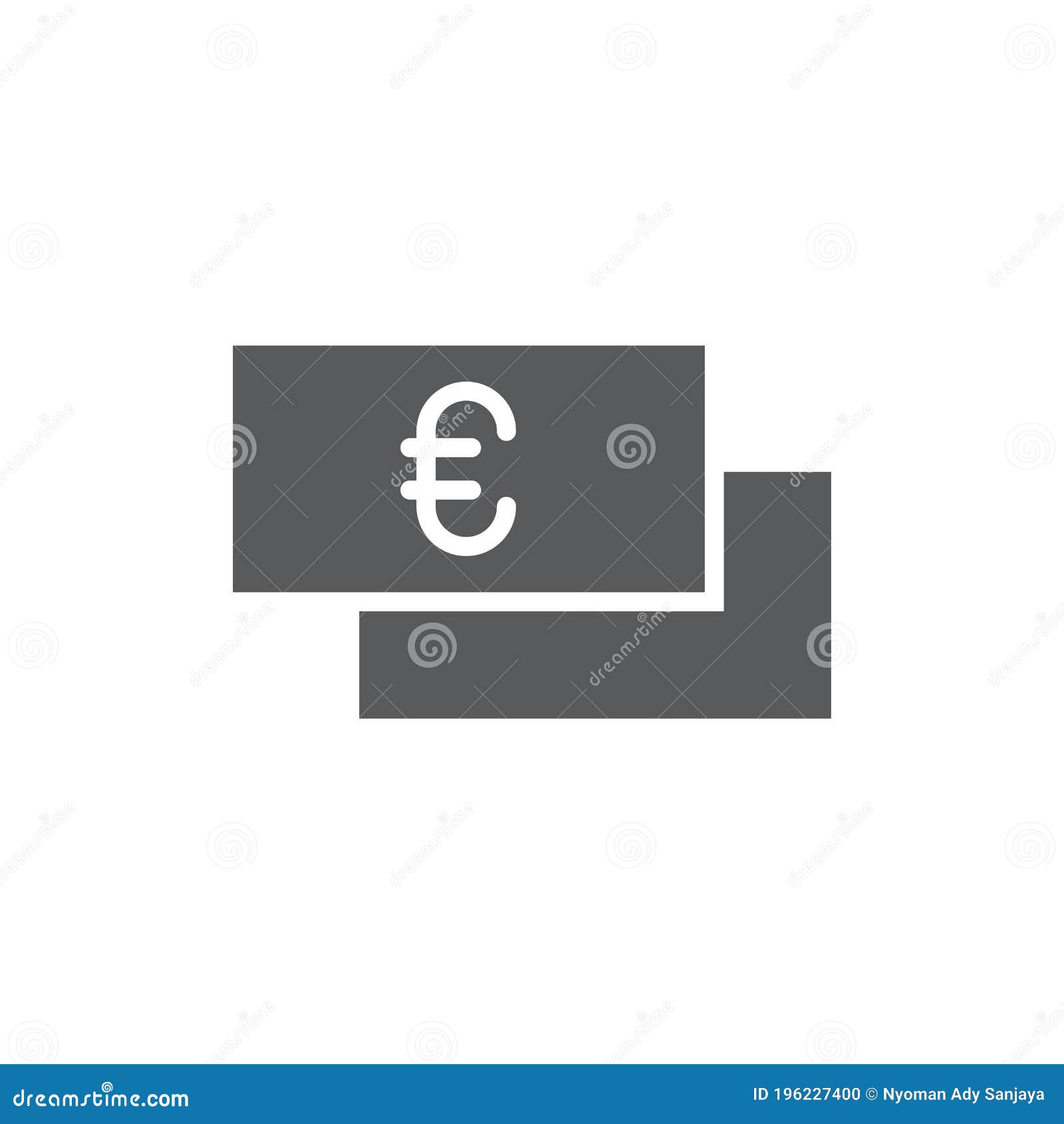 Euro Currency Exchange Vector Icon Symbol Isolated on White Background ...