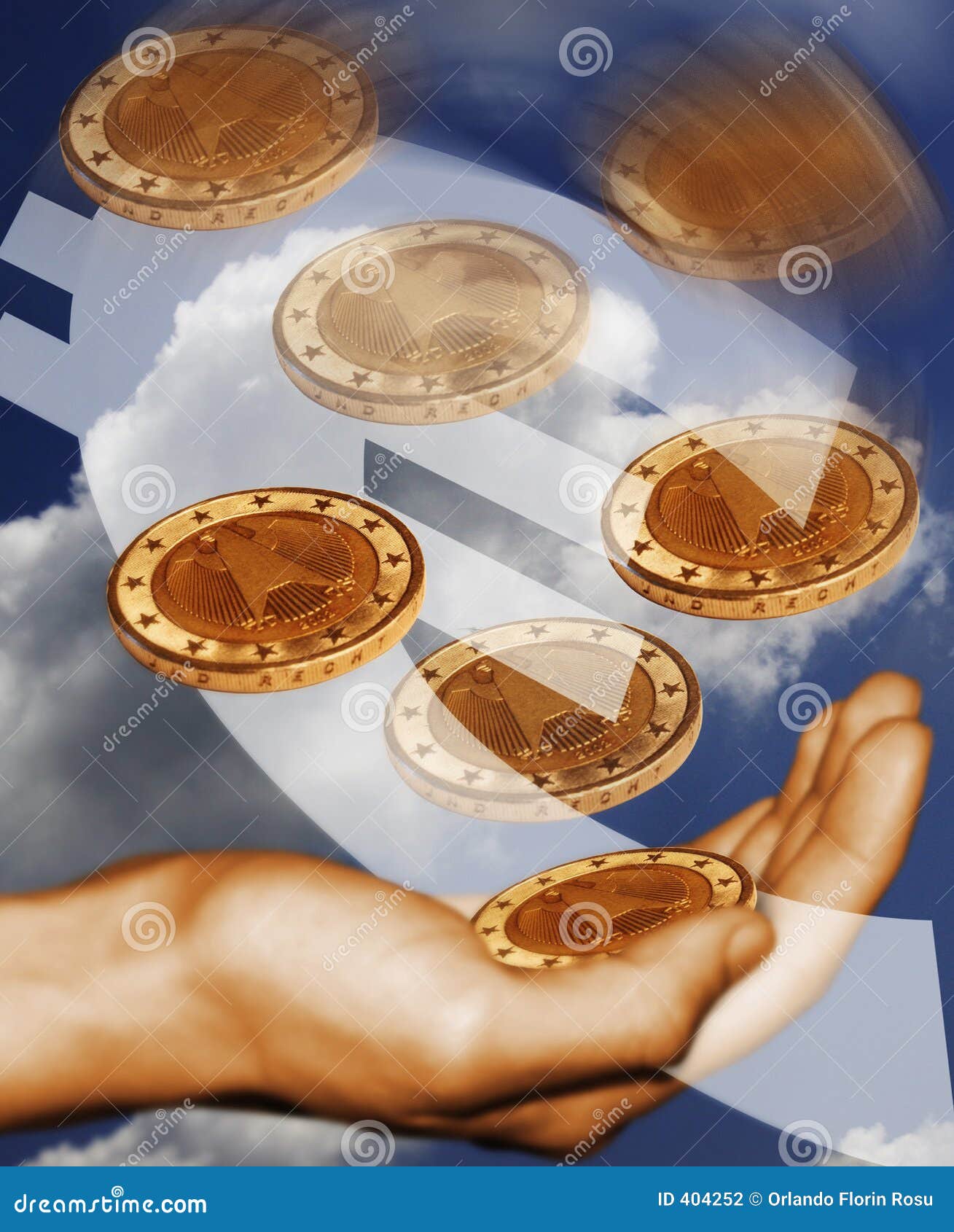 Euro Currency Symbol Made Of Cubes Vector Illustration | CartoonDealer ...