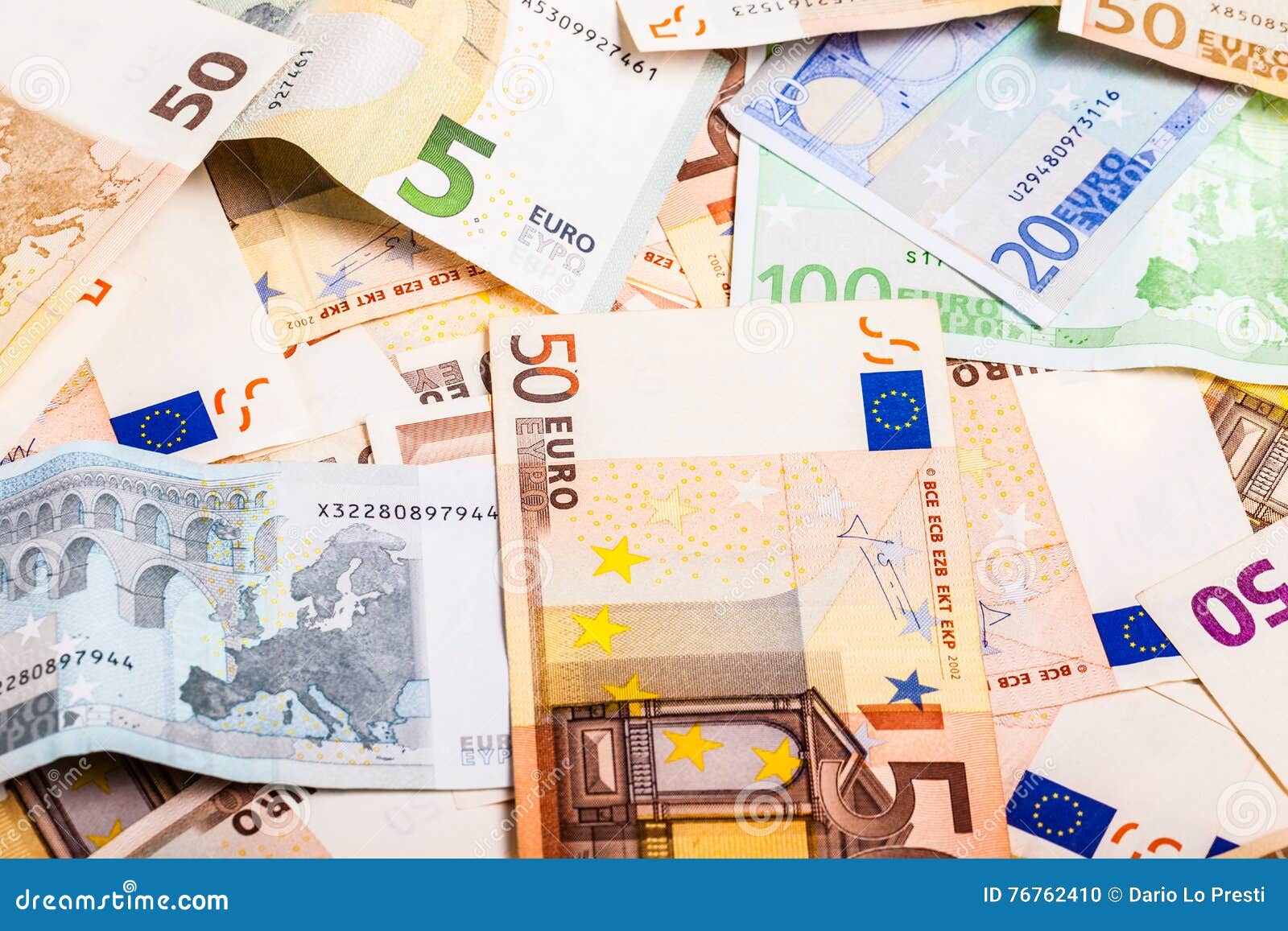 Euro currency heap stock photo. Image of twenty, business - 76762410