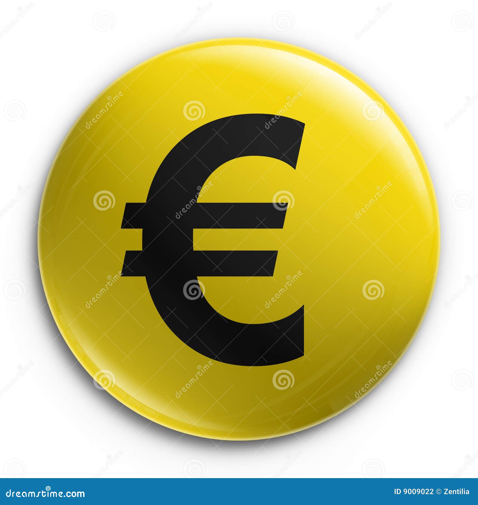 Euro d'insigne illustration stock. Illustration du rendez - 9009022