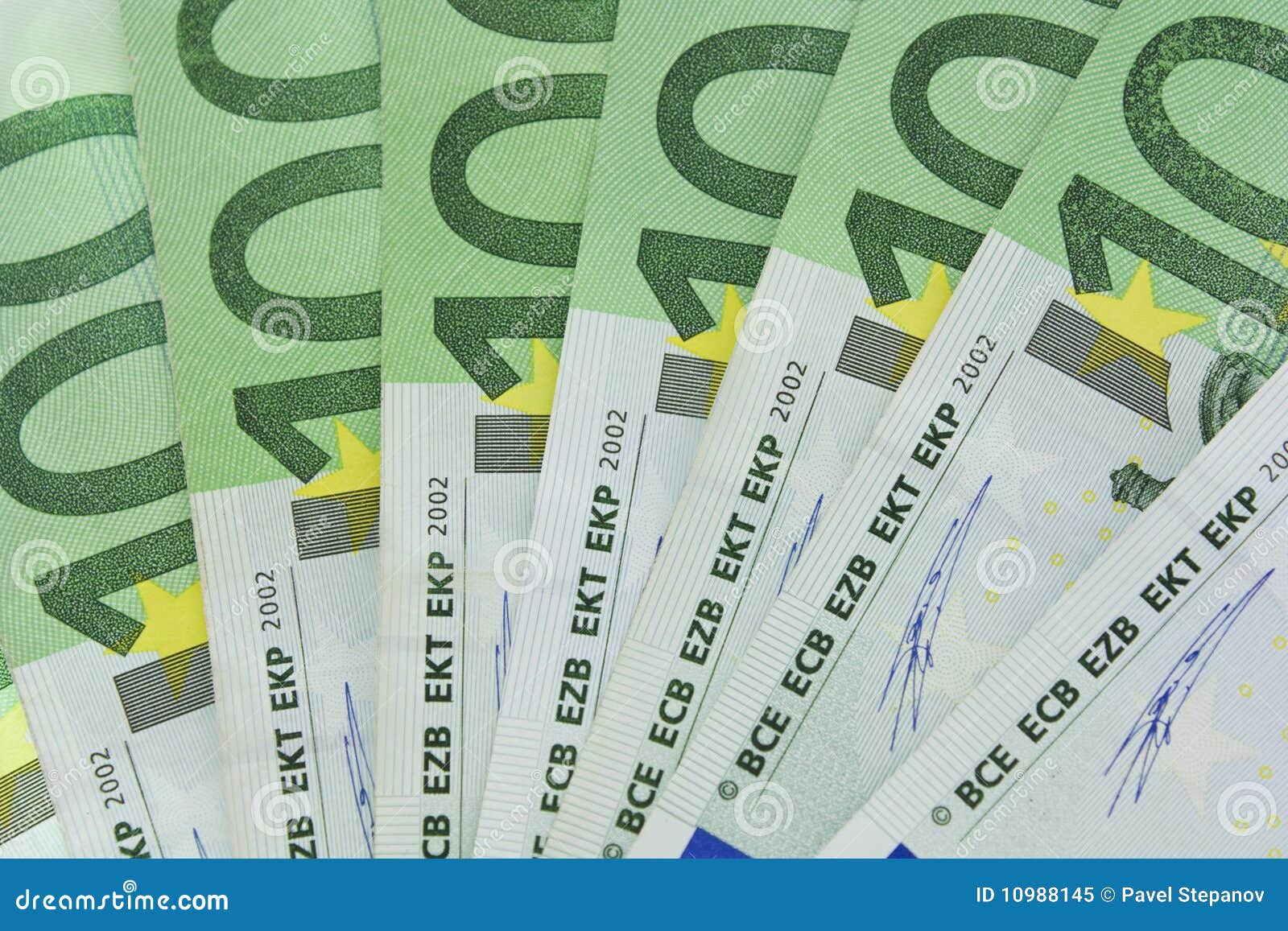Euro denominations stock image. Image of paper, riche - 10988145