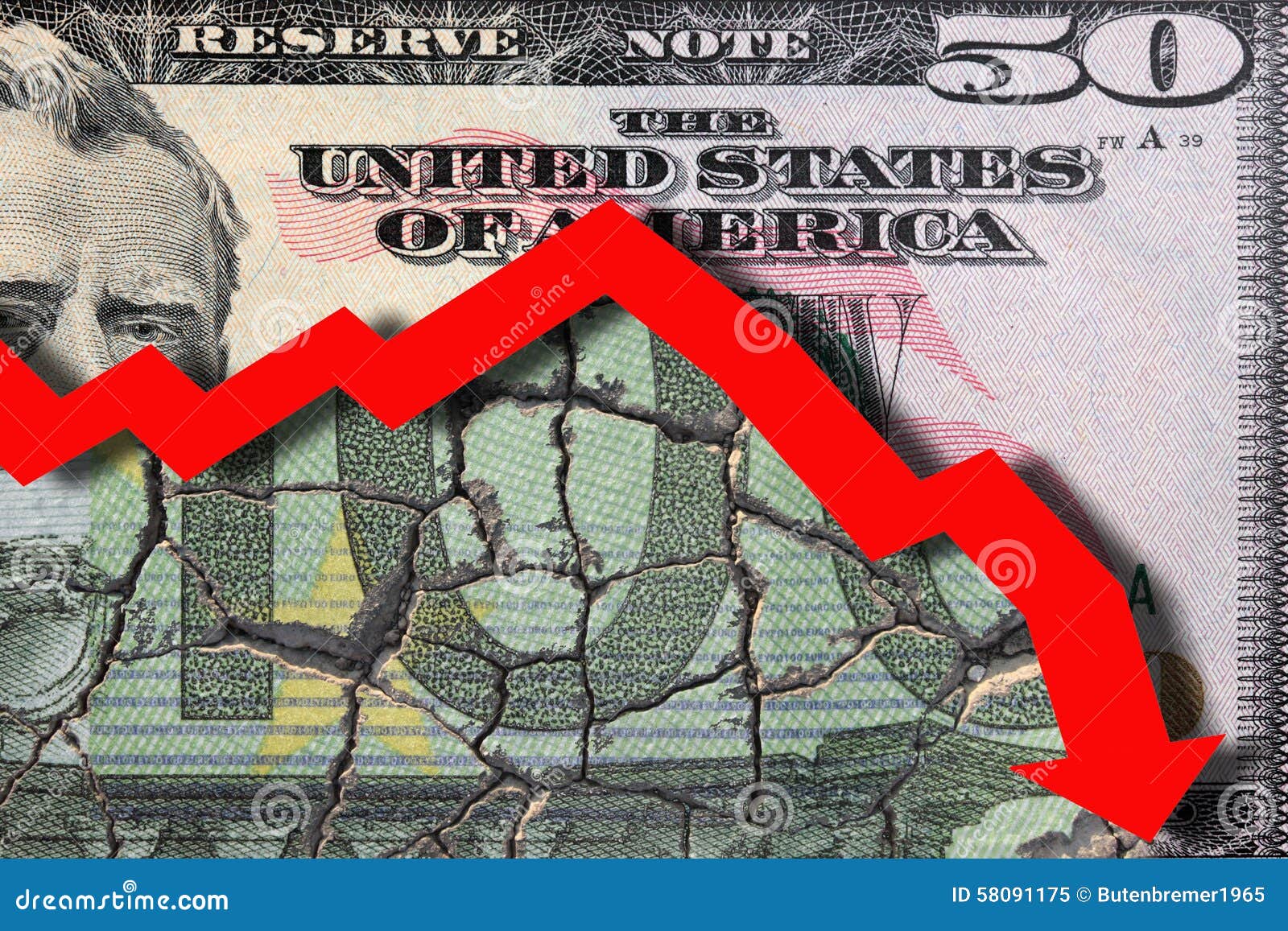 Euro devaluation stock image. Image of amerika, commercially - 58091175