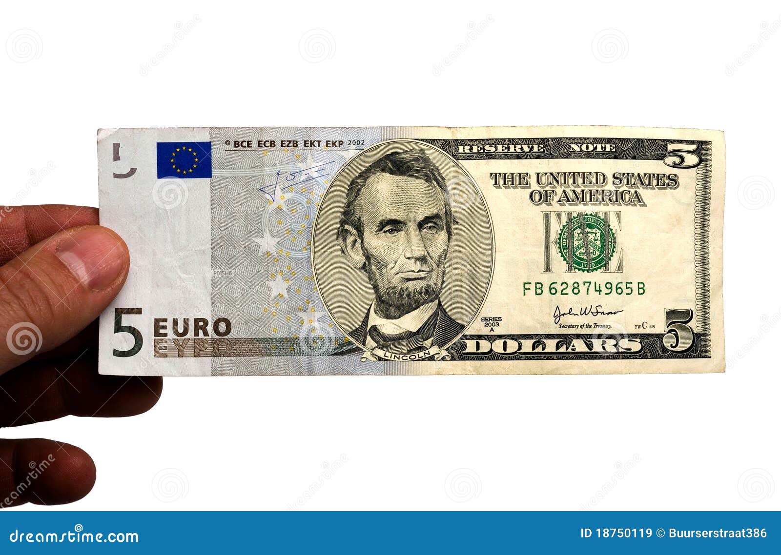 Euro/Dollar stock image. Image of euro, dollar, exchange - 18750119