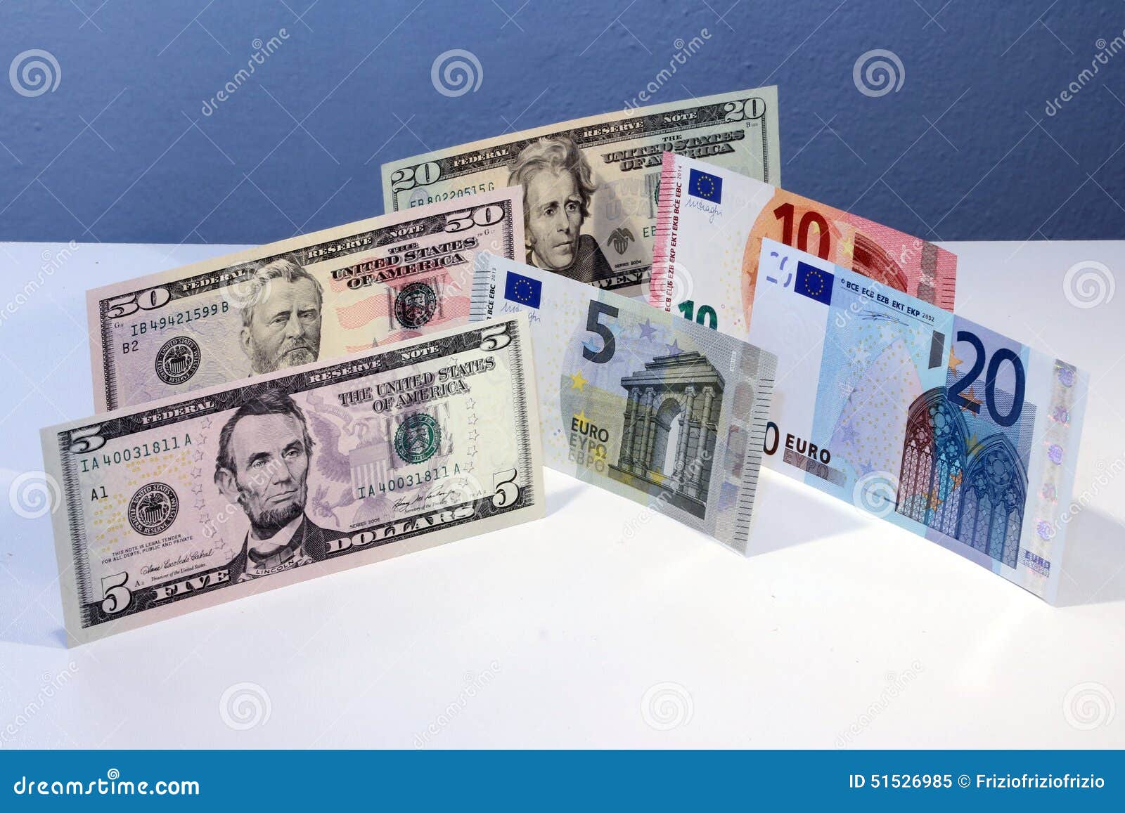 Euro and Dollar Banknotes Currency Stock Image - Image of banknote ...