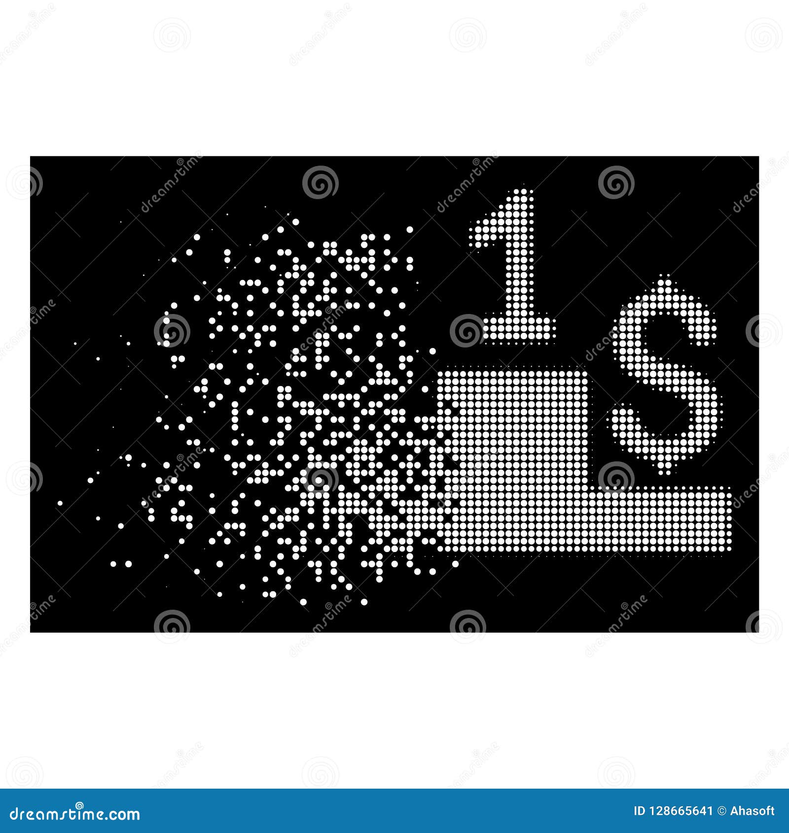 Bright Disappearing Pixelated Halftone Euro Dollar Competition Icon ... Bright Disappearing Pixelated Halftone Euro Dollar Competition Icon ...