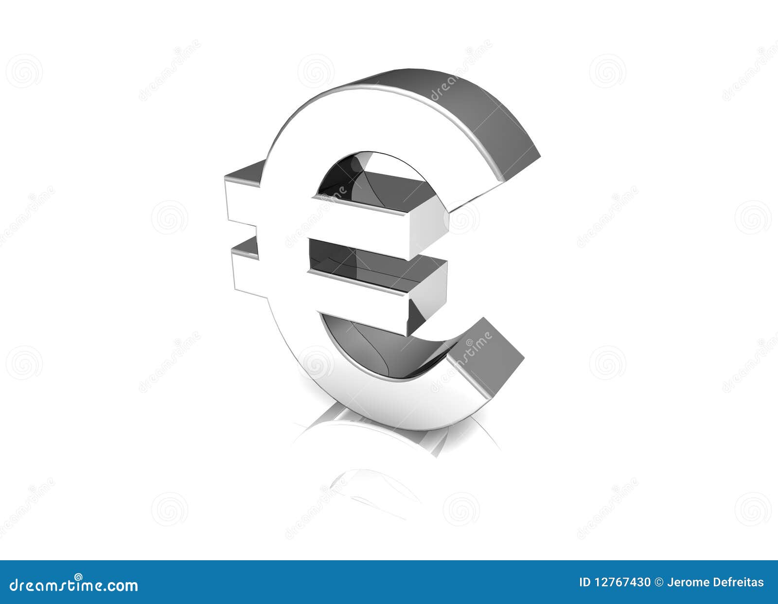 Euro Dollar symbol (bold) stock illustration. Illustration of europe ...
