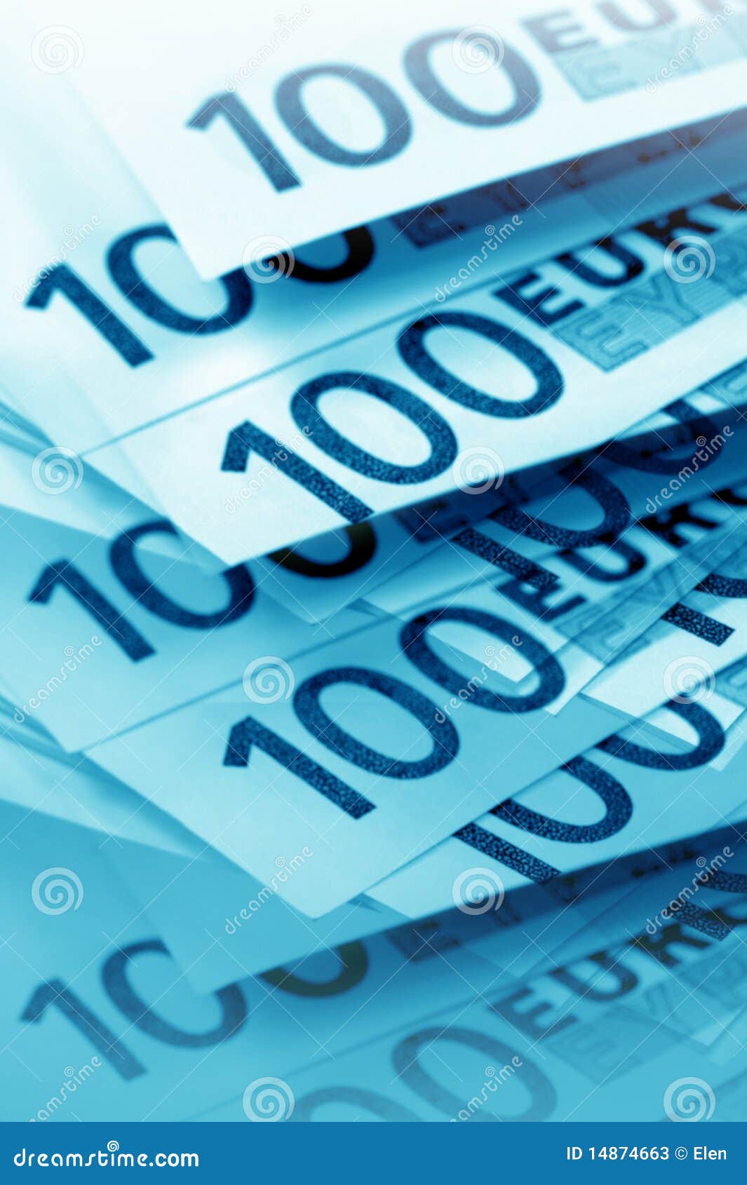 Euro en color azul imagen de archivo. Imagen de paga - 14874663