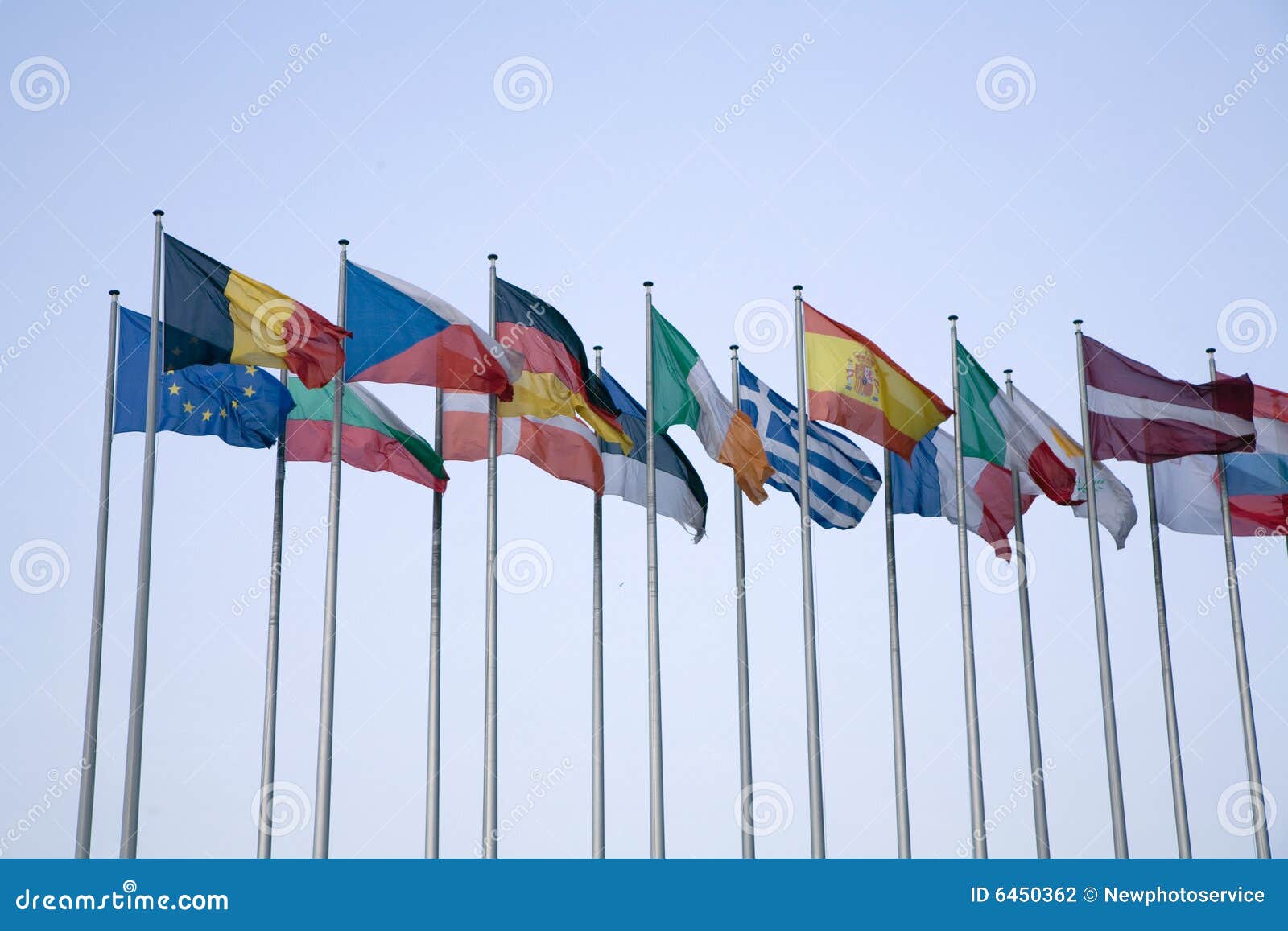 Euro Flags stock photo. Image of euro, panorama, regrouping - 6450362