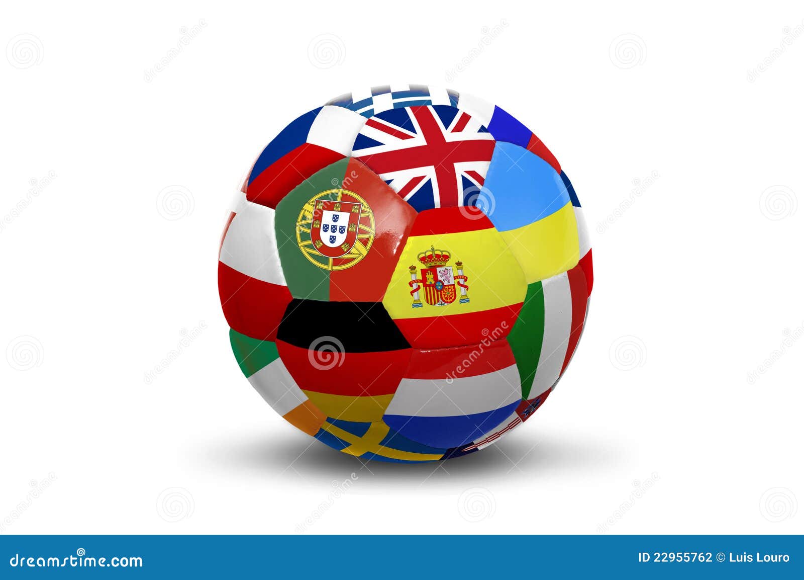 Euro flags ball stock photo. Image of france, germany - 22955762