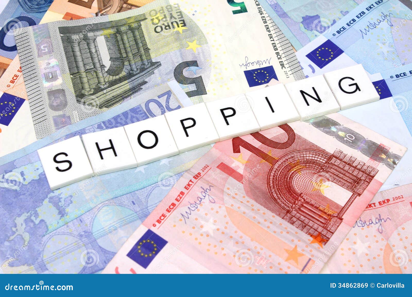 Euro geld stock afbeelding. Image of rood, achtergrond - 34862869