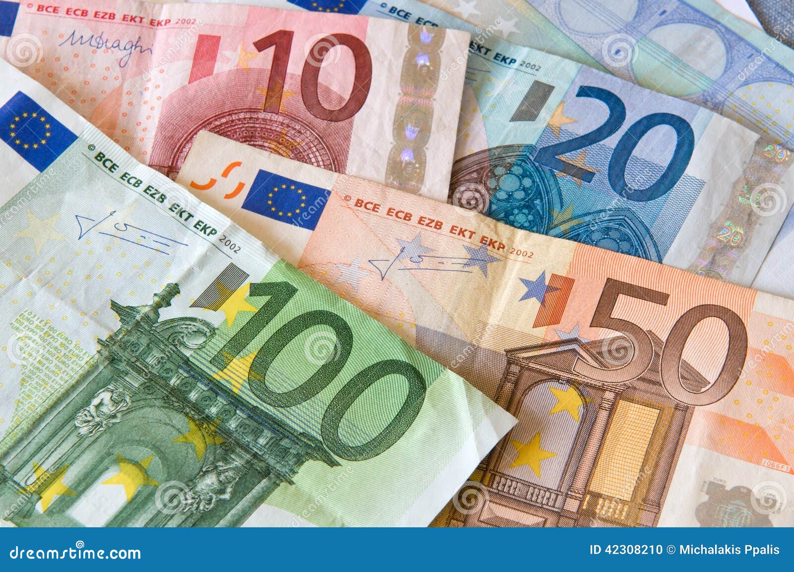 Euro geld stock foto. Image of contant, uitgave, nota - 42308210