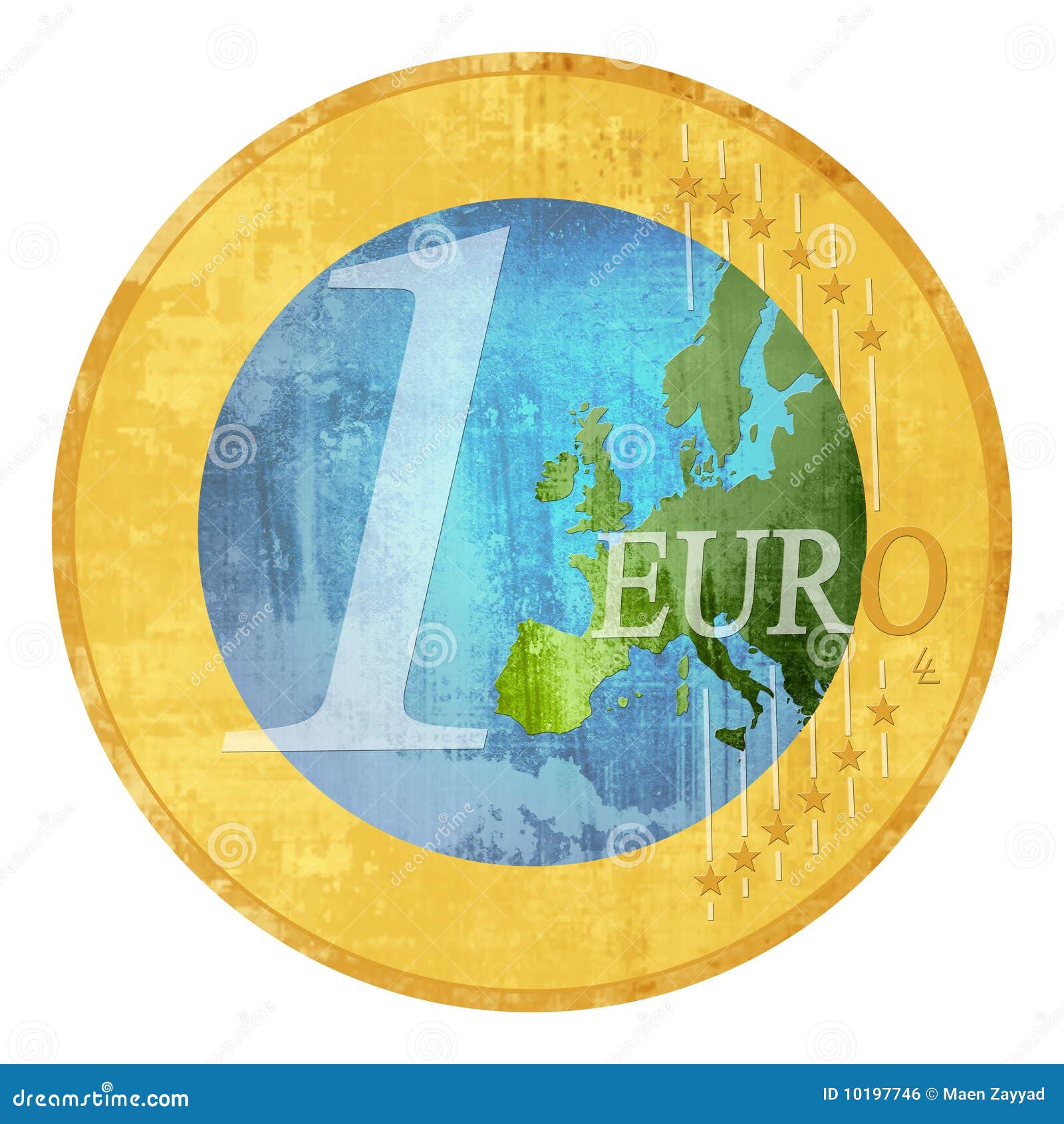 Euro Green Price stock illustration. Illustration of green - 10197746