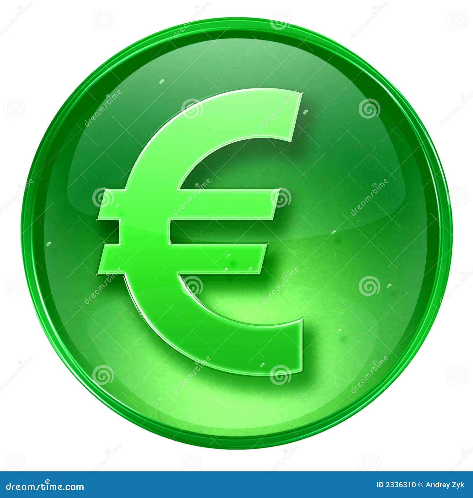 Euro icon. stock illustration. Illustration of coin, financial - 2336310