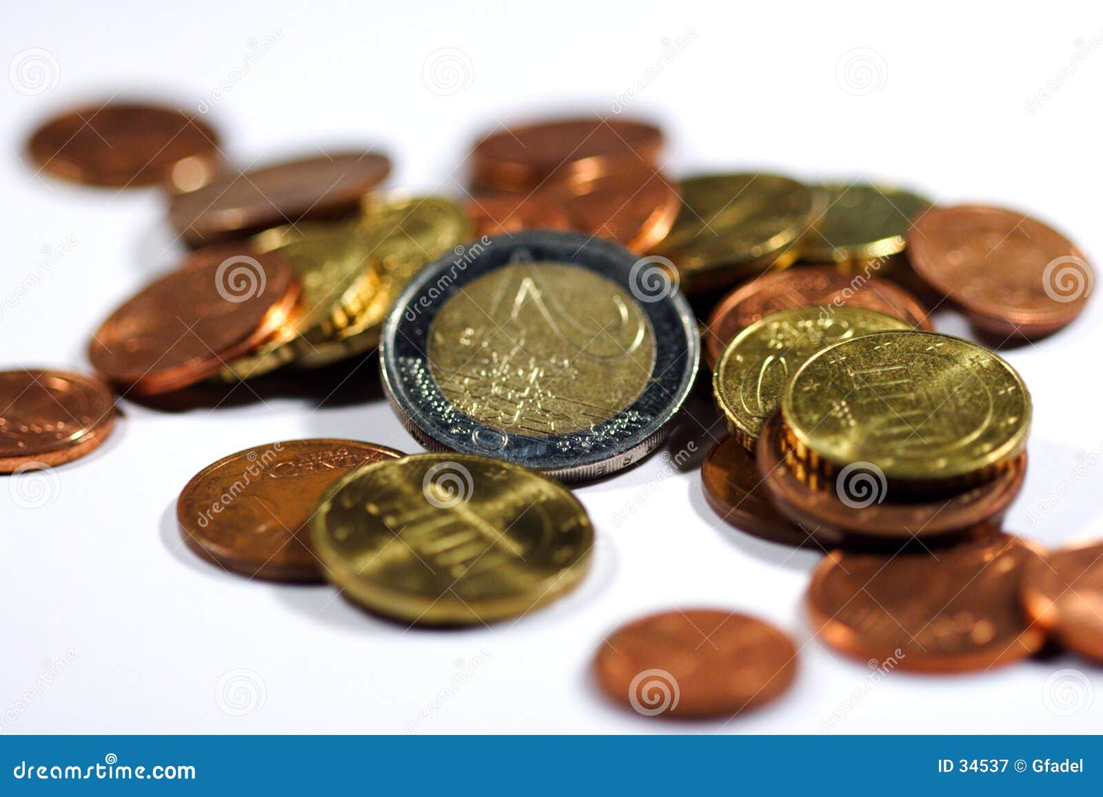 Euro II stock image. Image of change, business, macro, euro - 34537