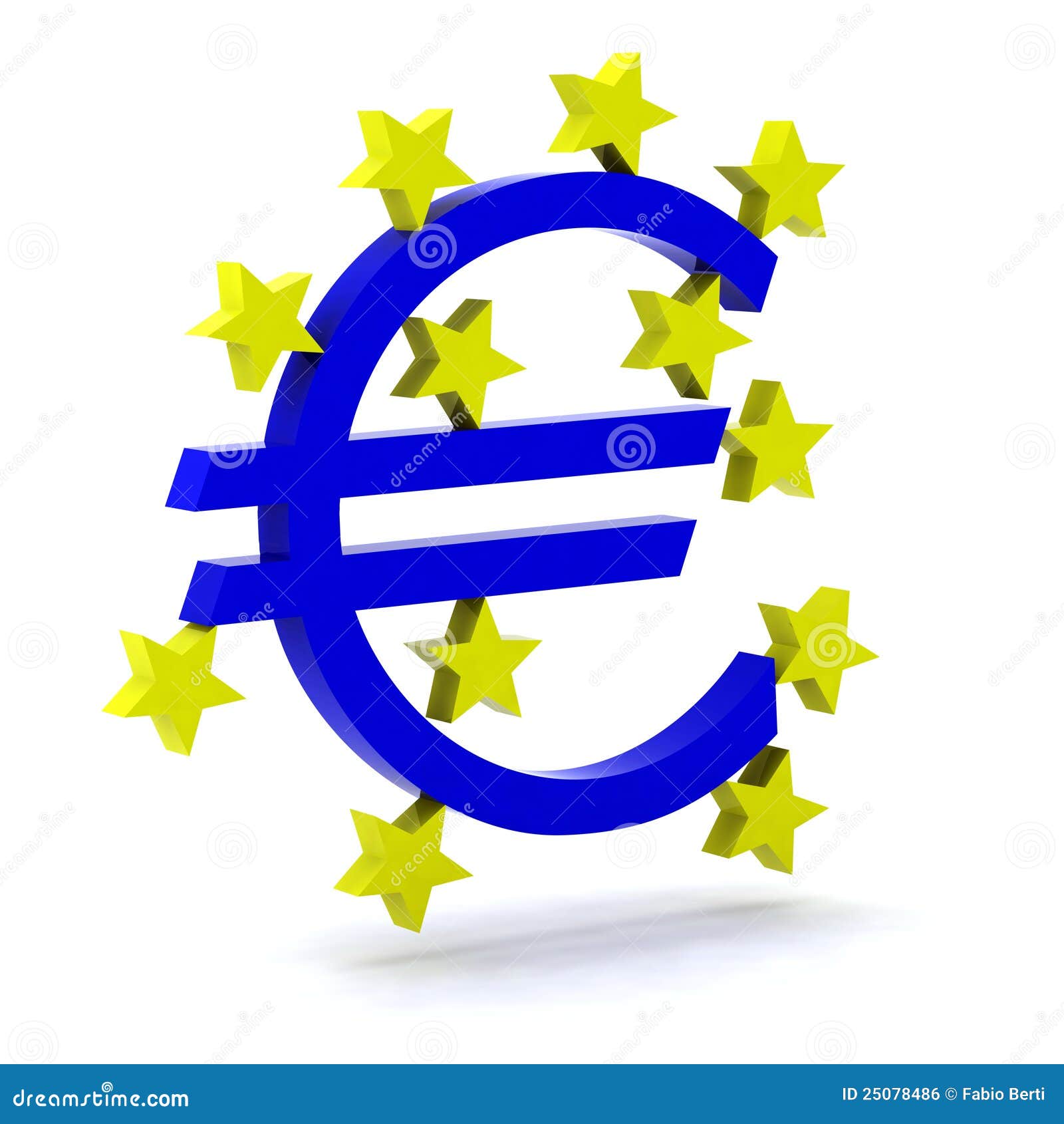 Euro logo bce stock illustration. Illustration of economy - 25078486