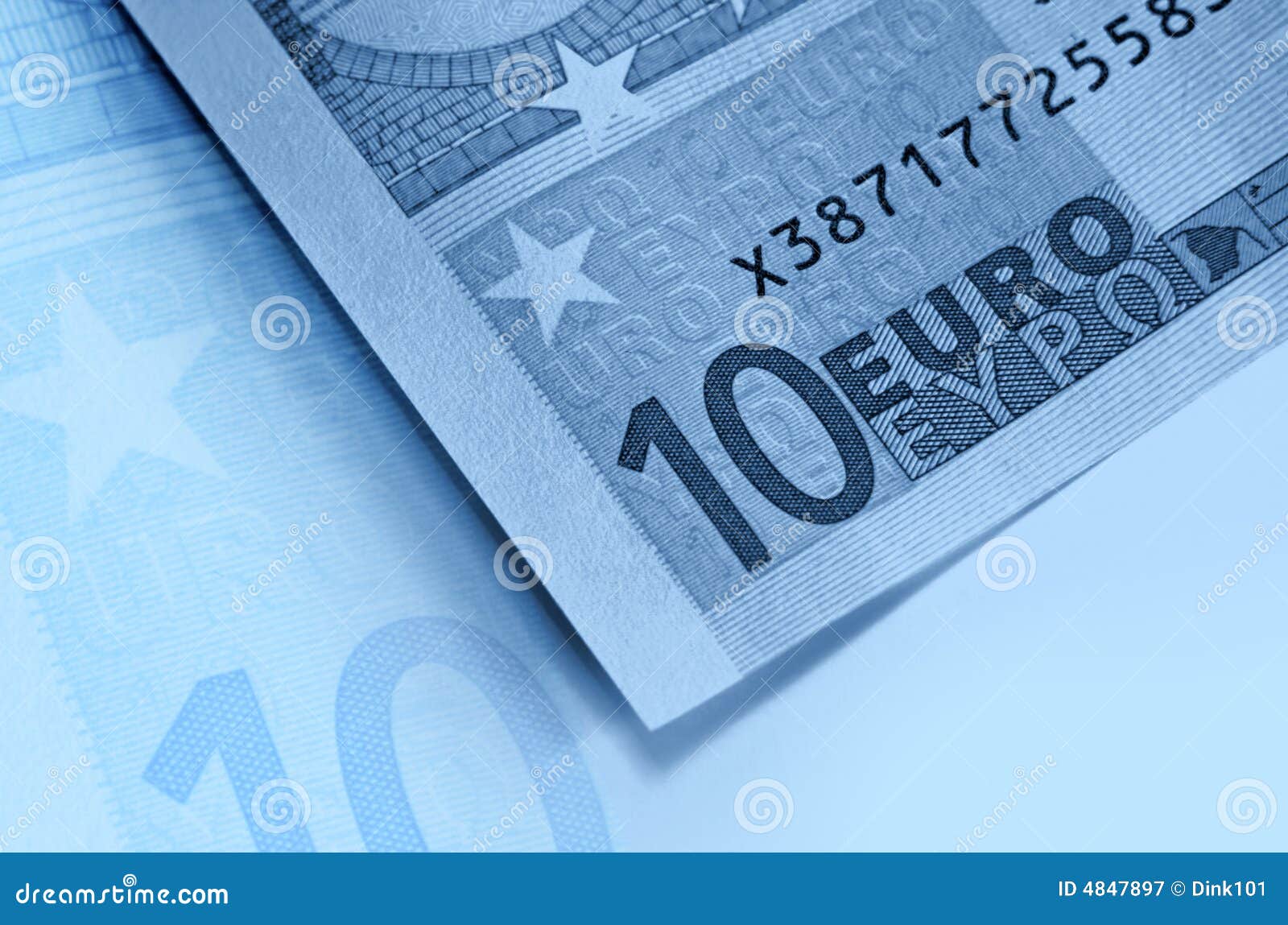 Euro money blue background stock image. Image of economic - 4847897