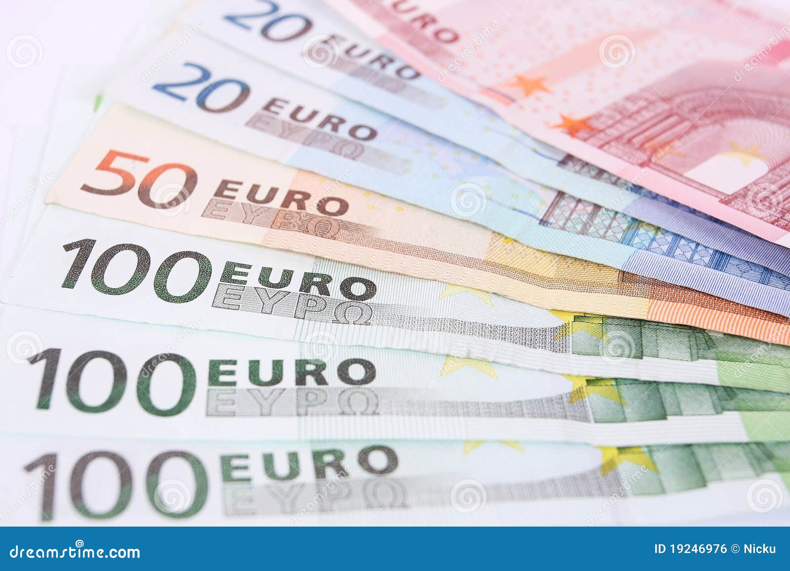 Euro money detail stock photo. Image of europa, blue - 19246976