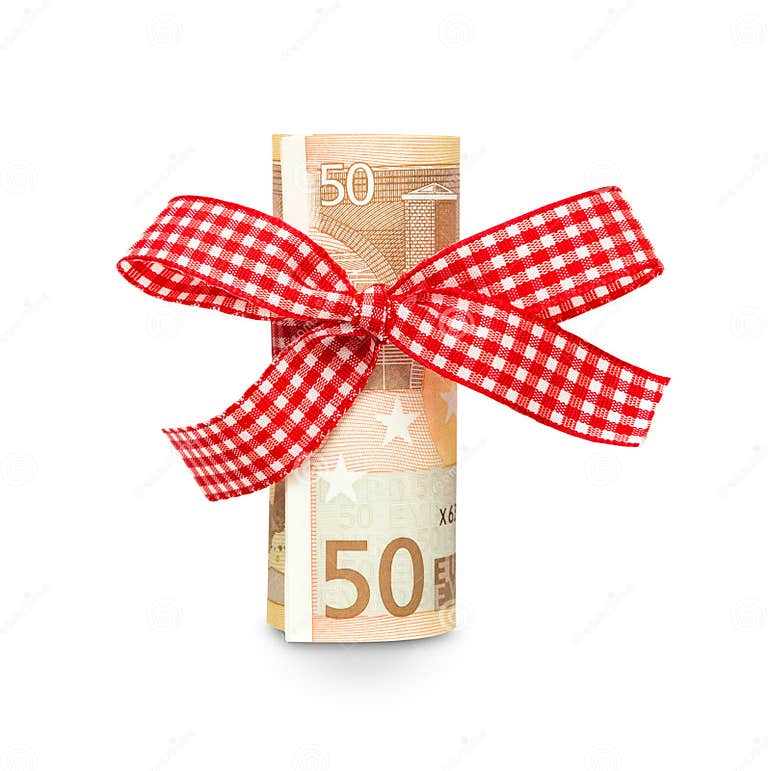 Euro money present stock photo. Image of congratulation - 29497456