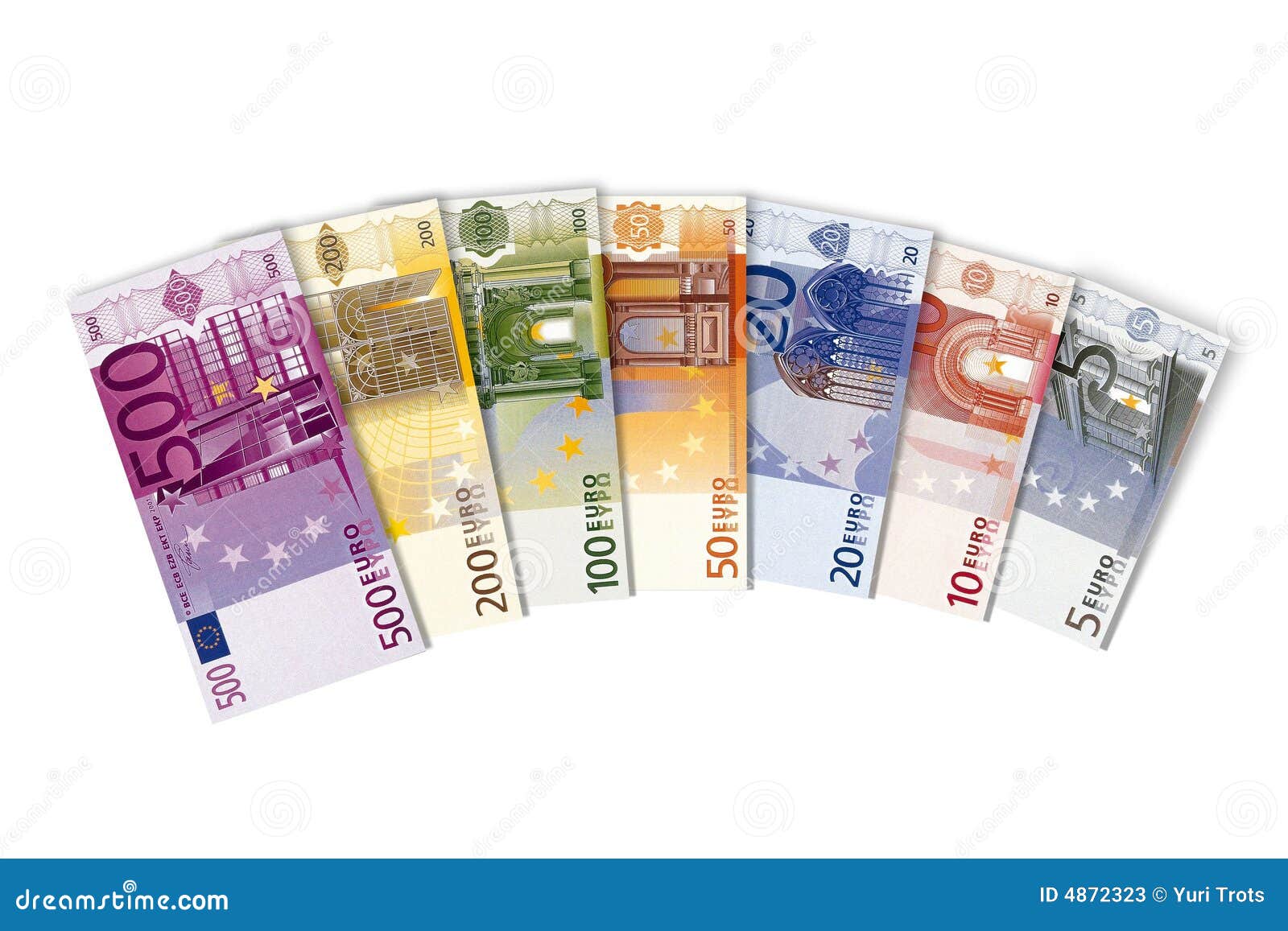 Euro- notas de banco imagem de stock. Imagem de banco - 4872323