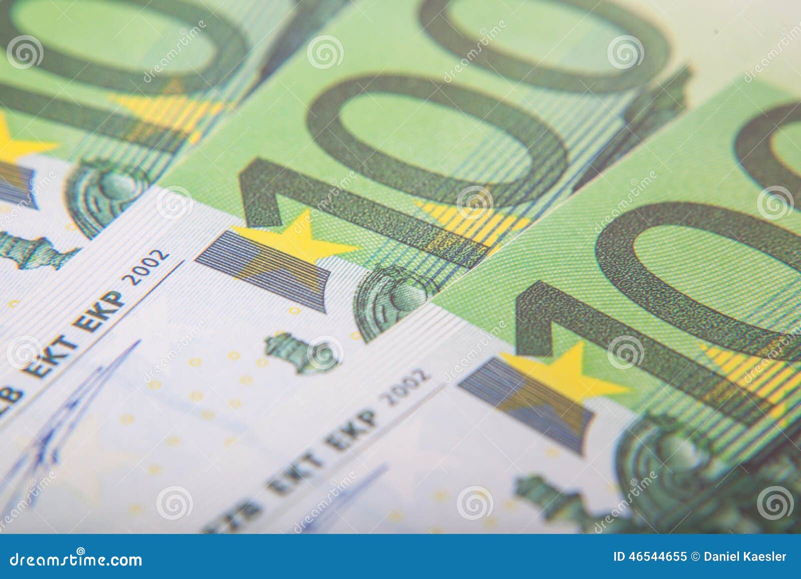 100 Euro notes detail stock image. Image of bank, purchase - 46544655