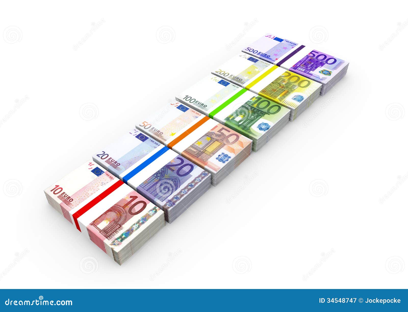 Euro notes stock illustration. Illustration of credit - 34548747