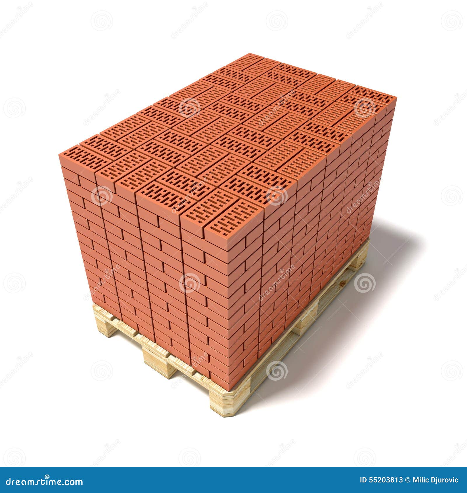 Pallet Full Of Silicate Bricks Stock Photo | CartoonDealer.com #133223118