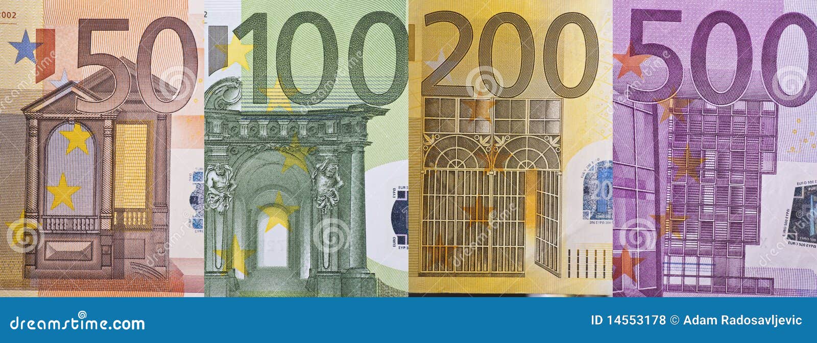 Euro Paper Bill Detail stock photo. Image of europe, banknote - 14553178