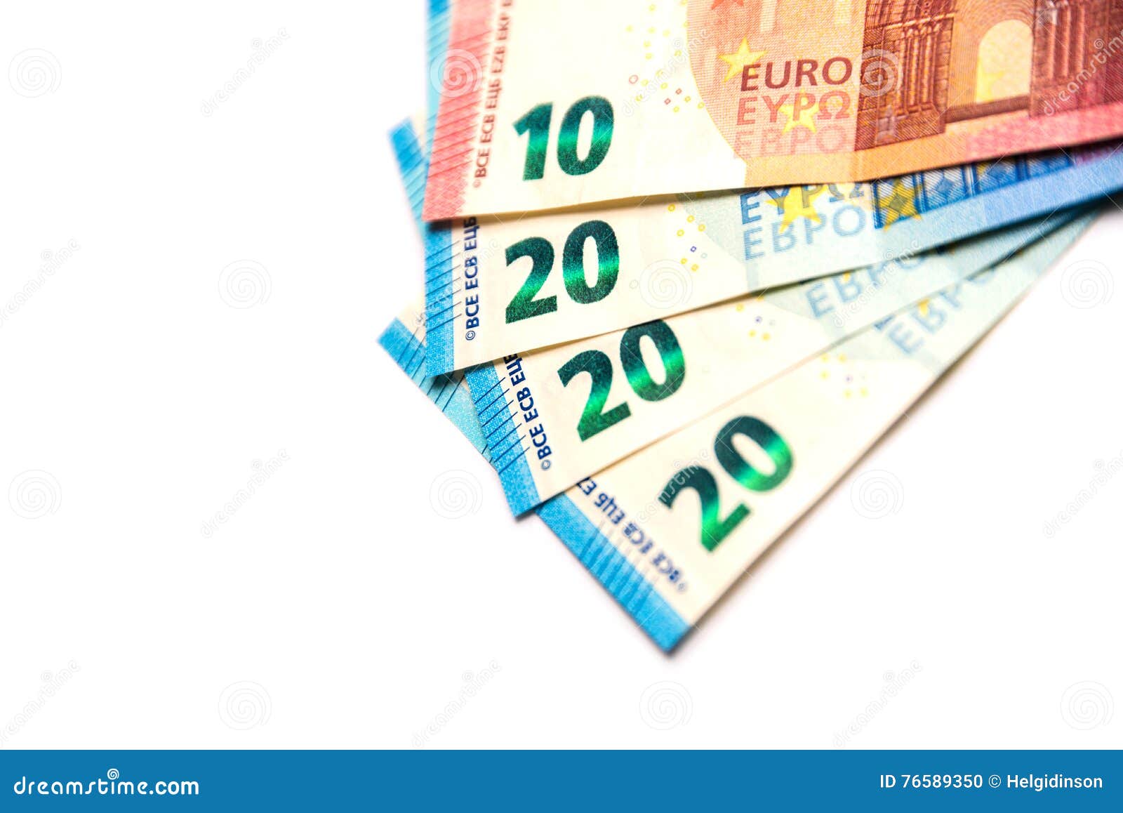 Euro paper bills stock photo. Image of save, banknote - 76589350