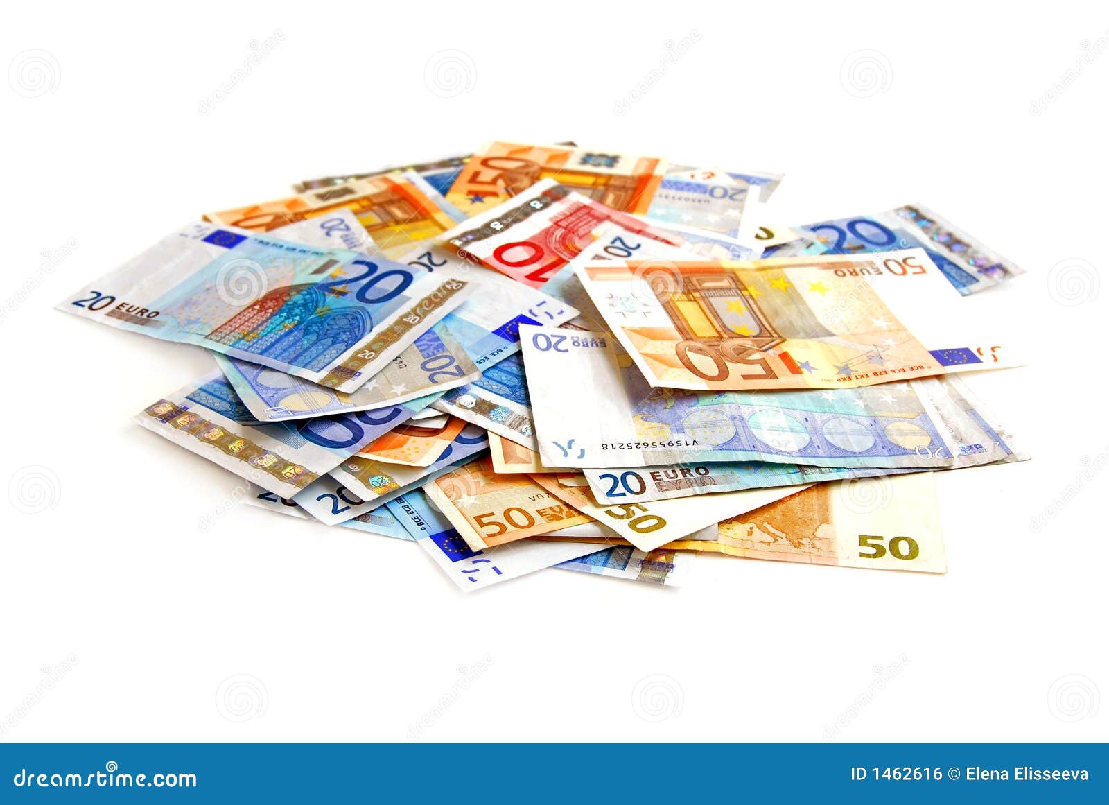 Euro pile stock photo. Image of pattern, bank, banknote - 1462616