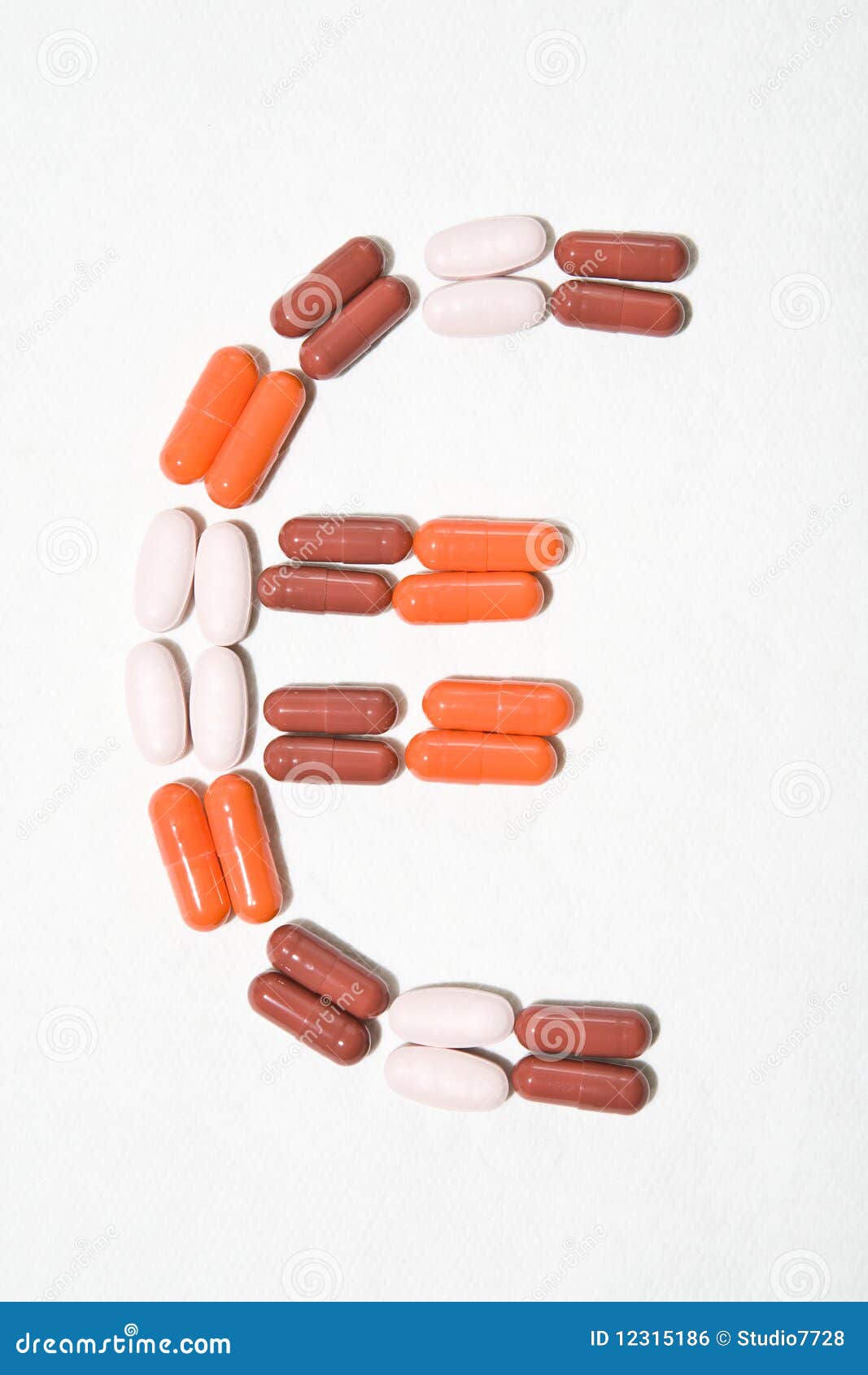 Euro Pills stock photo. Image of bill, costs, finance - 12315186