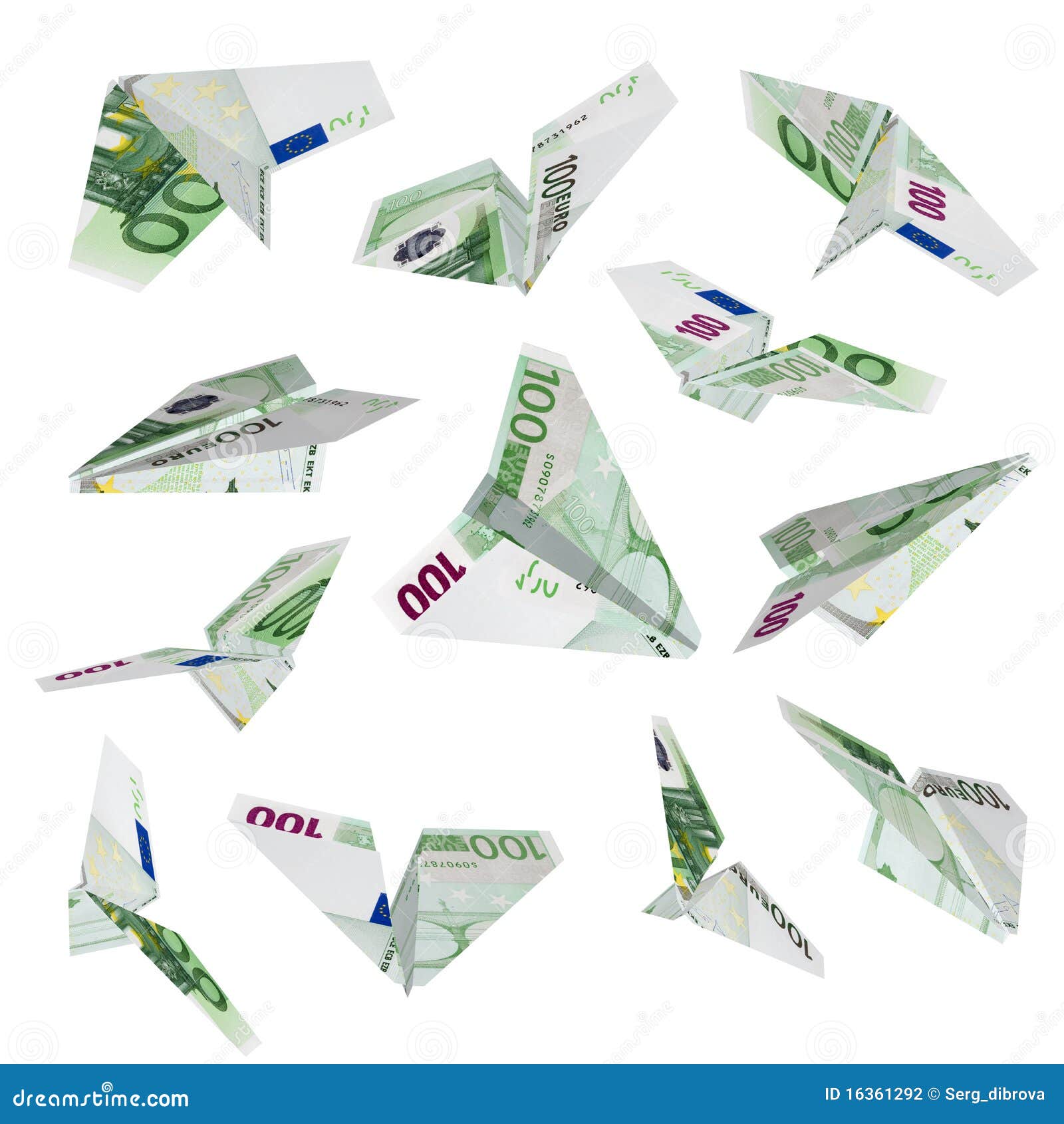 Euro plane flying stock photo. Image of luck, concept - 16361292