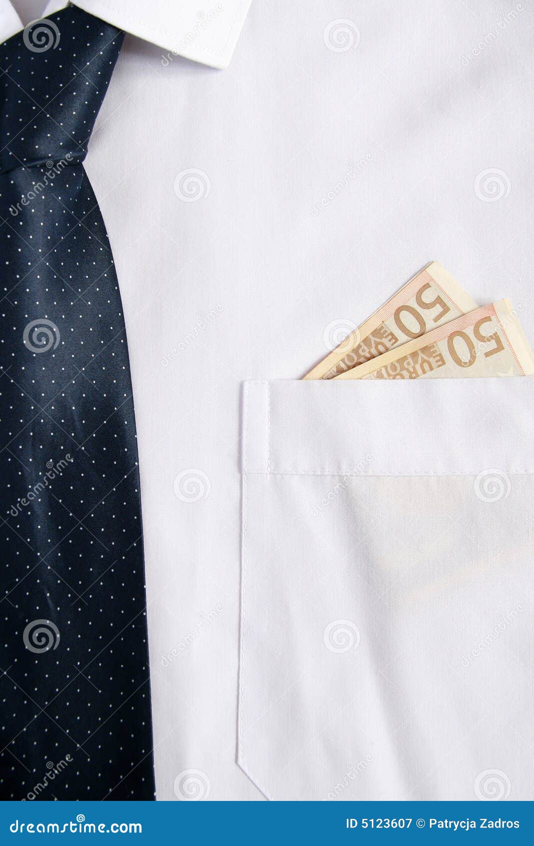 Euro in a pocket stock image. Image of white, rich, fifty - 5123607