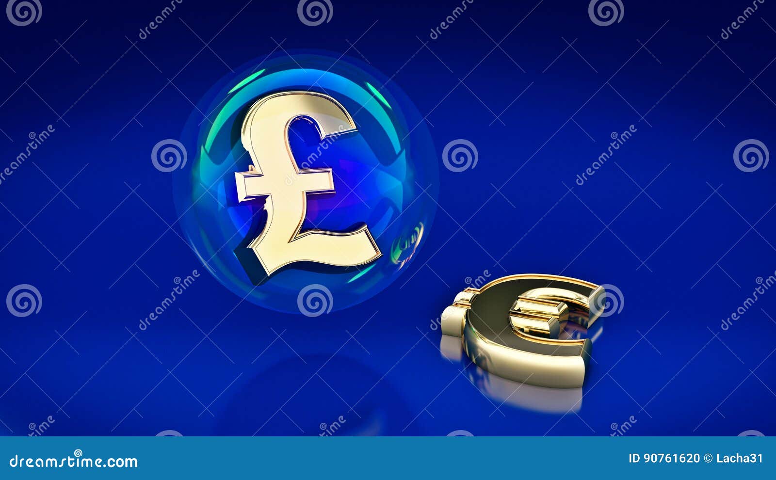 Euro Pound Symbol in Bubble. Stock Illustration - Illustration of ...