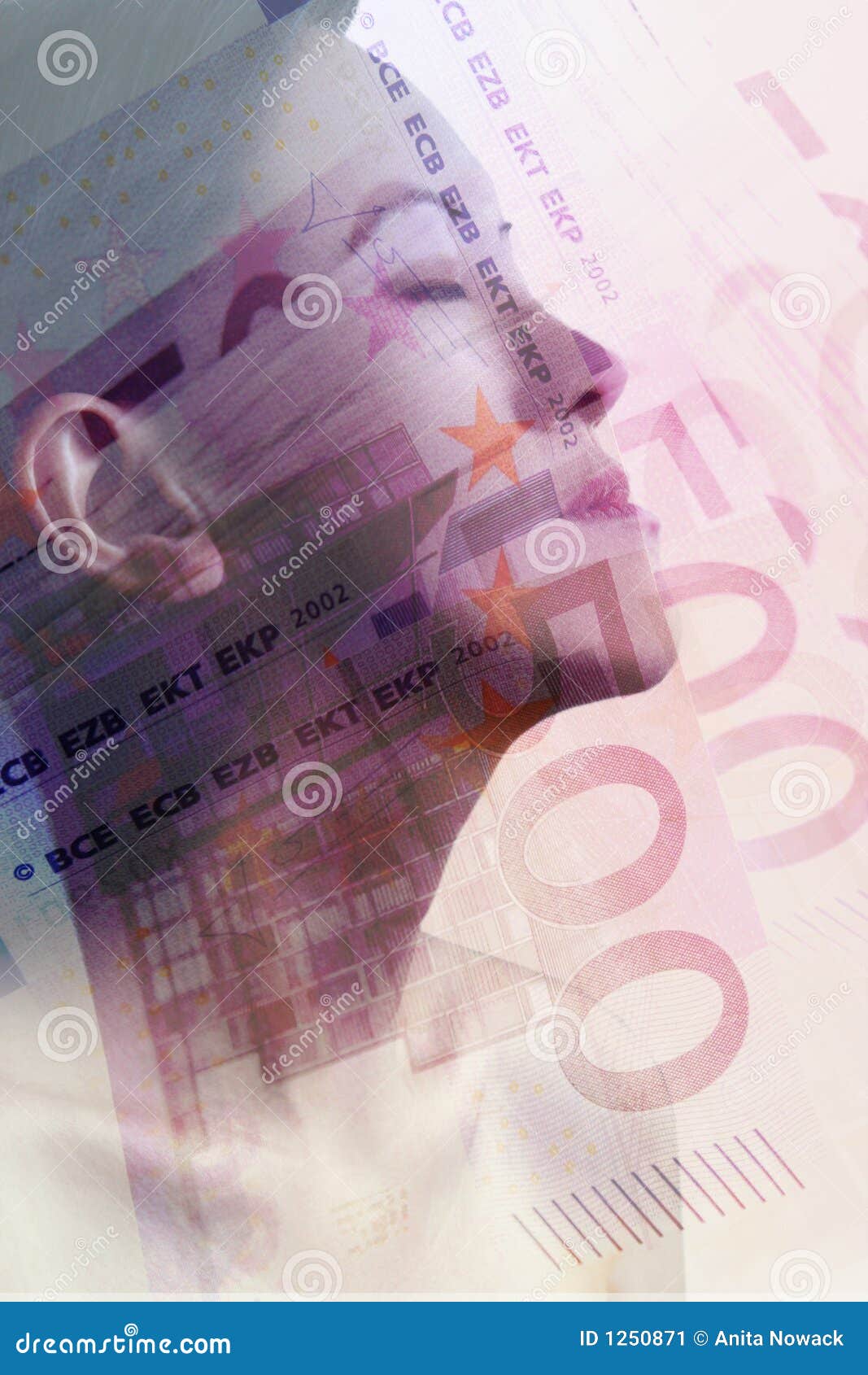 Euro Profile stock image. Image of blurry, fancy, debit - 1250871