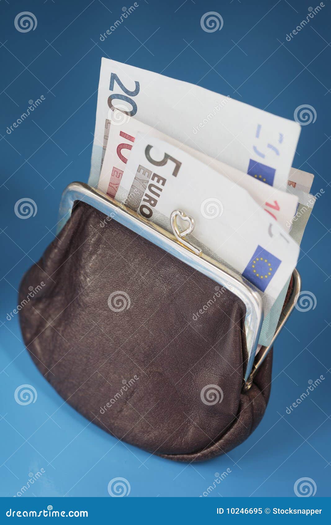 Euro purse stock image. Image of purse, money, currency - 10246695