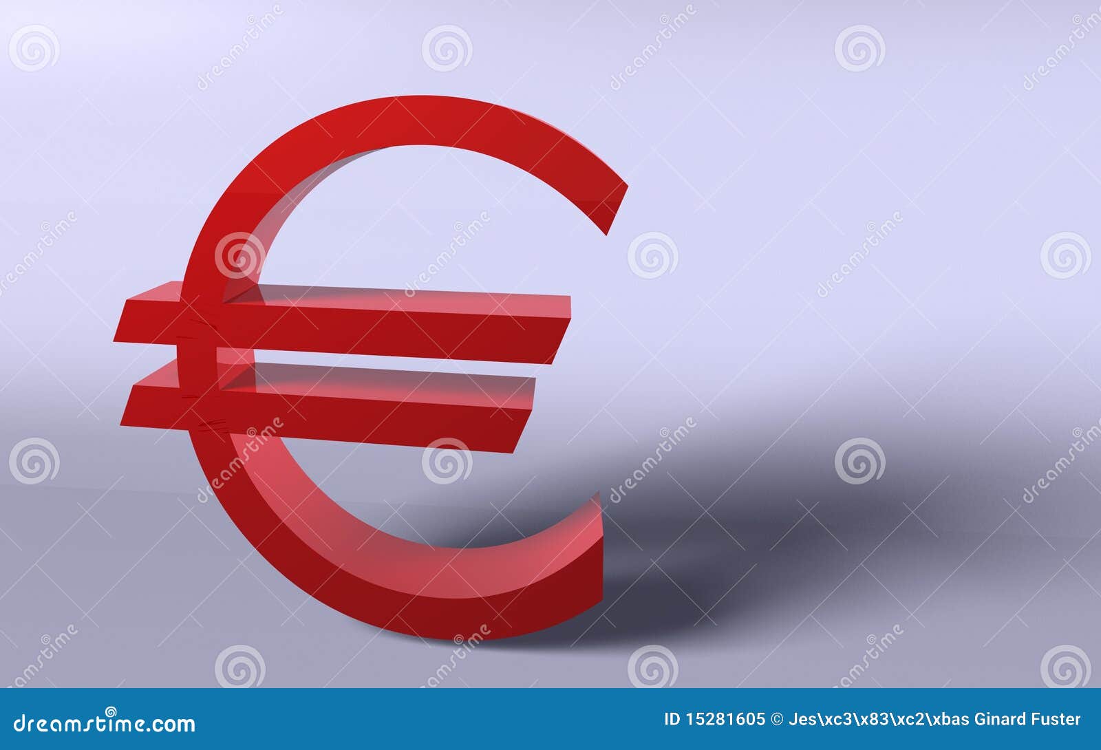 Euro in red stock illustration. Illustration of ambition - 15281605