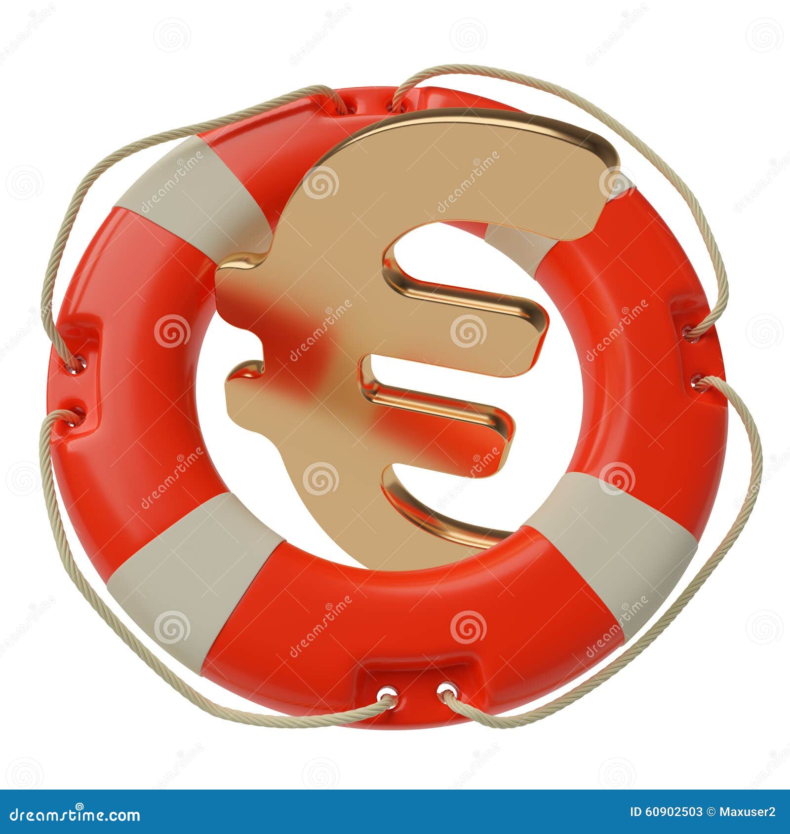 Euro saving concept stock illustration. Illustration of isolated - 60902503