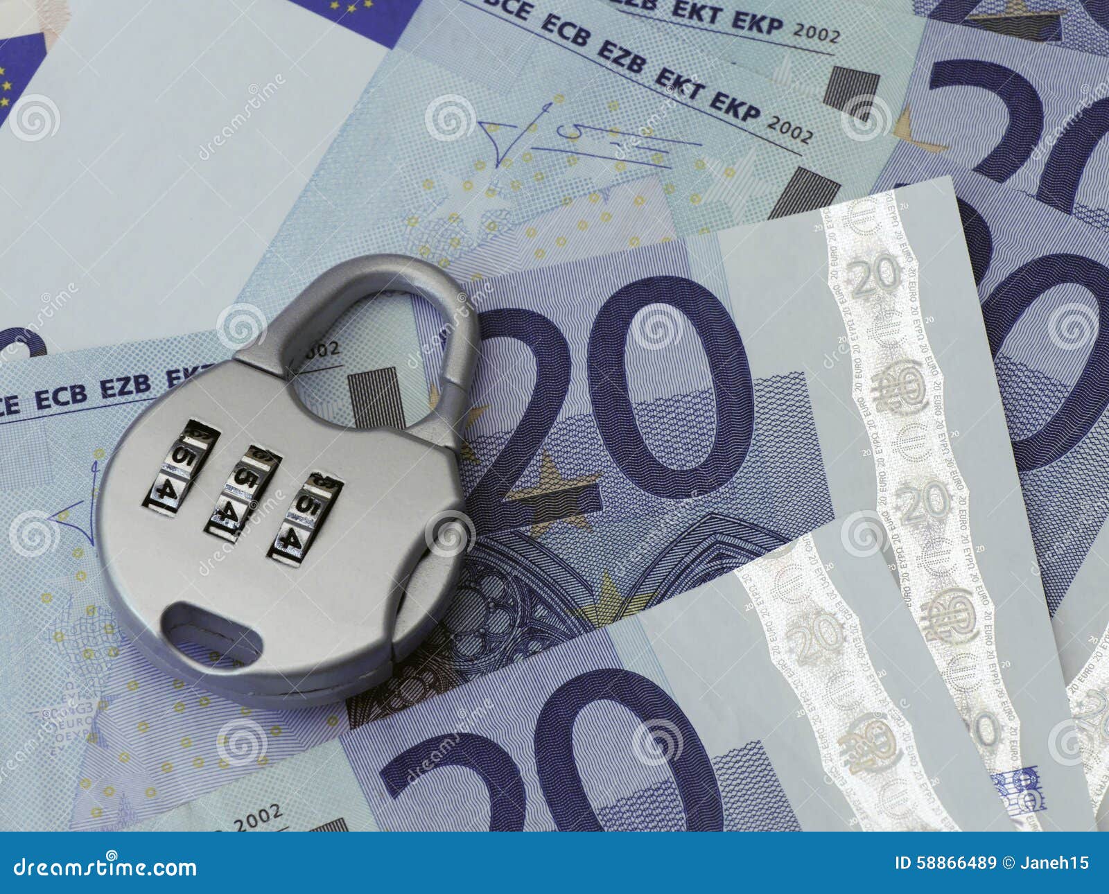 Euro security concept stock image. Image of capital, combination - 58866489